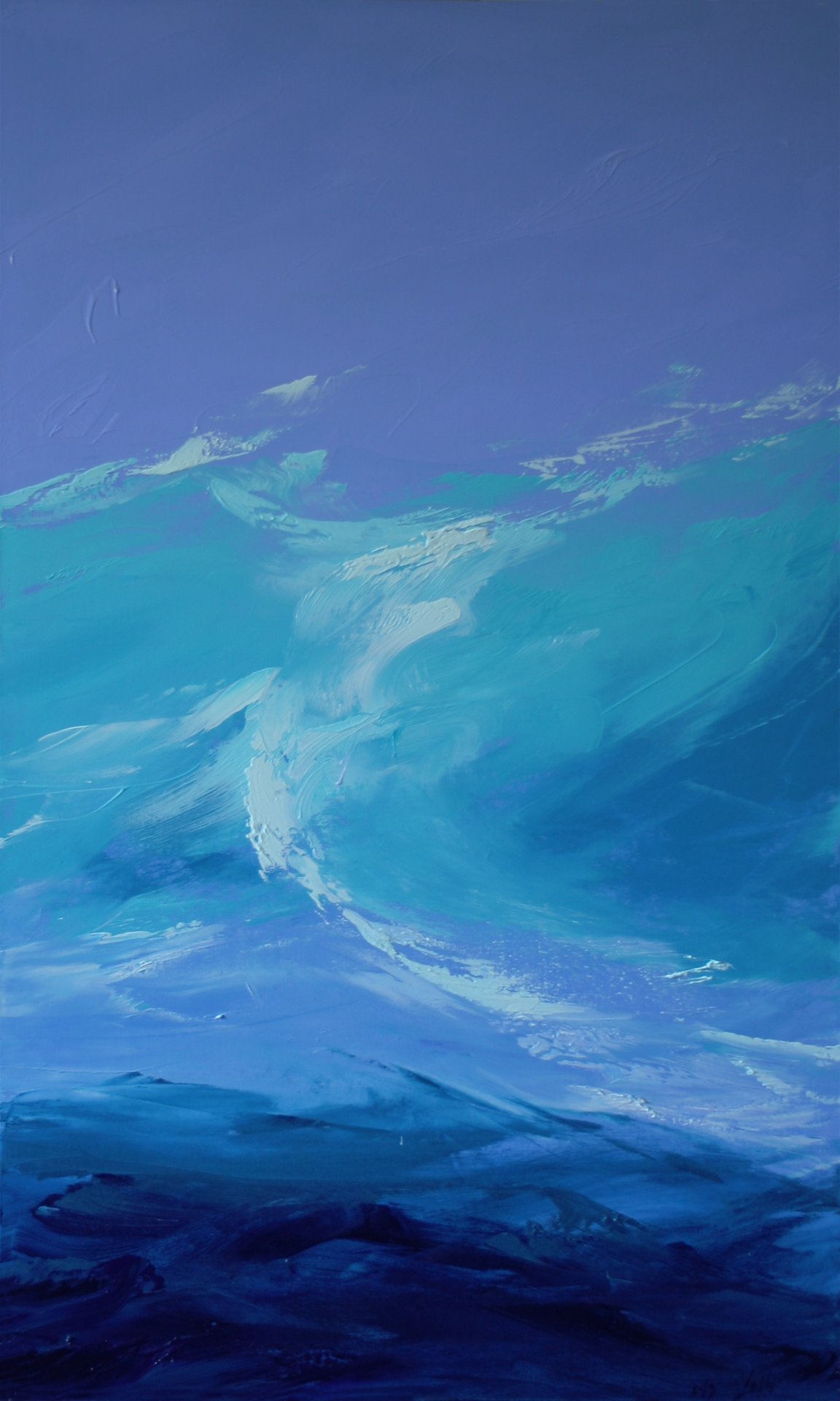 Breeze. Wave. Painting by Mariia Lashkevych