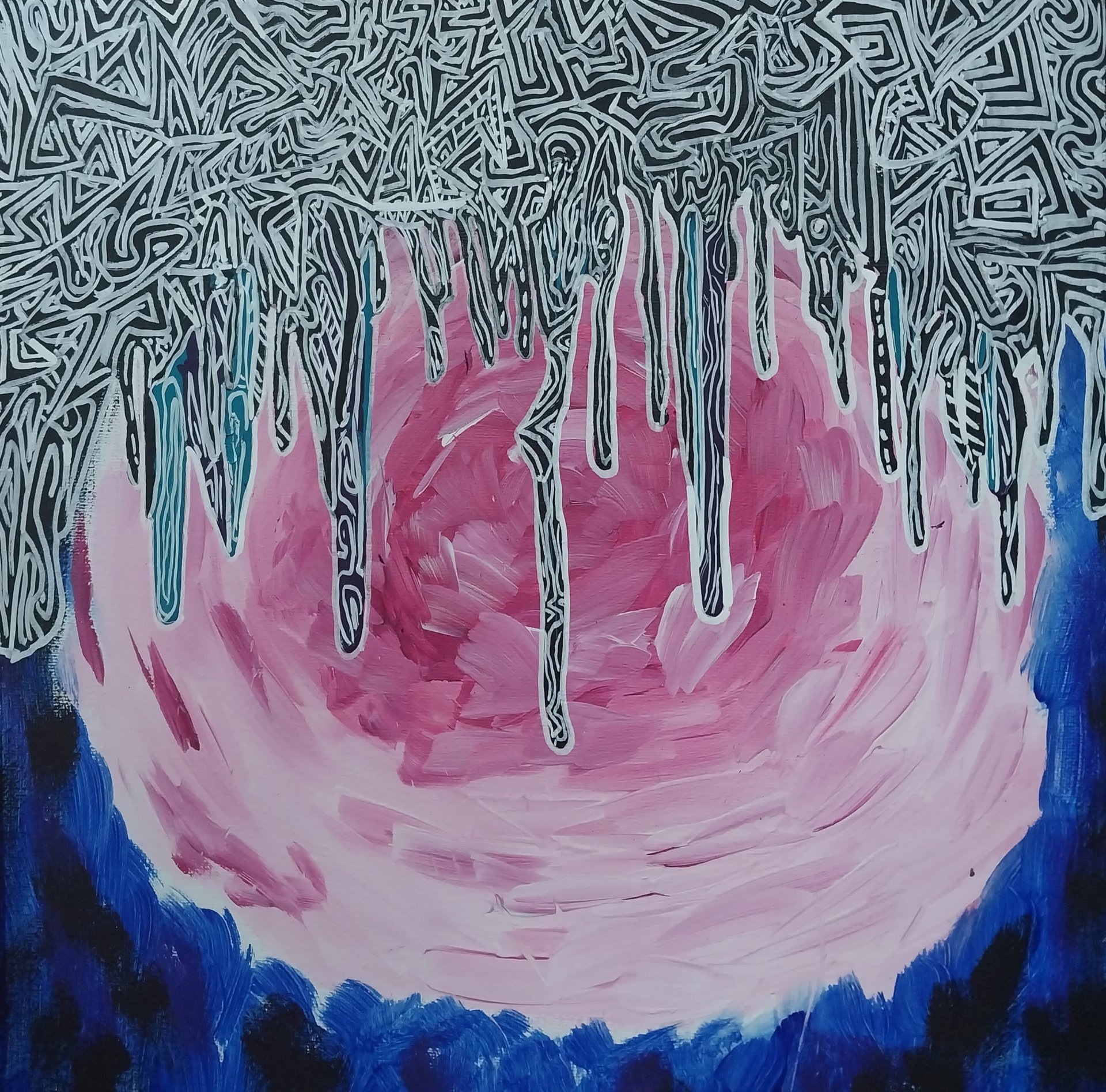 INCEPTION Painting by Mariya Sivec - Jose Art Gallery