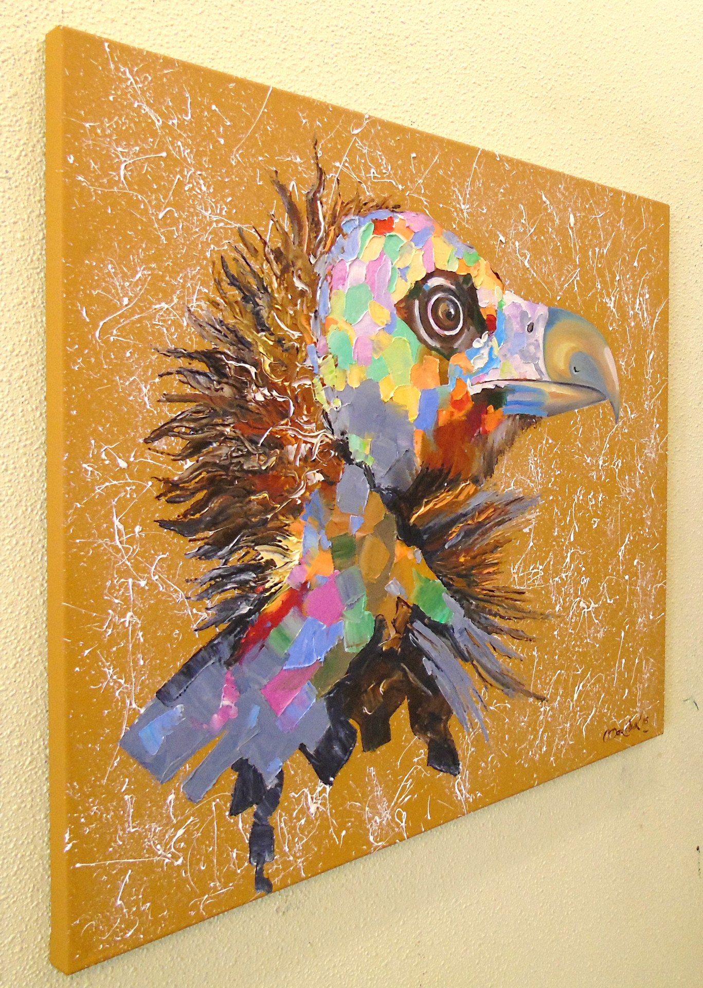 Vulture Painting by Olha Darchuk - Jose Art Gallery