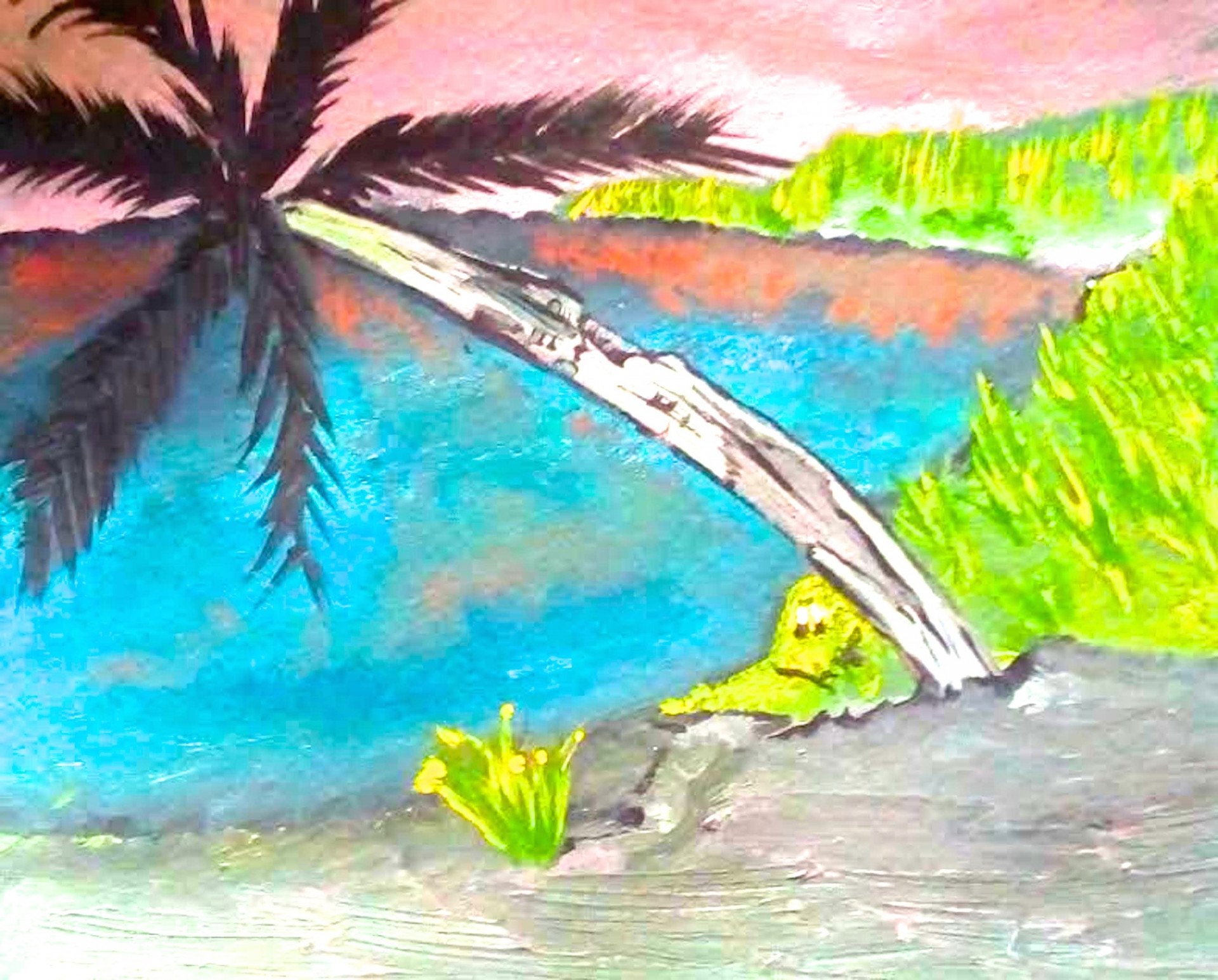 Gator Grass Painting by dawn rettew - Jose Art Gallery