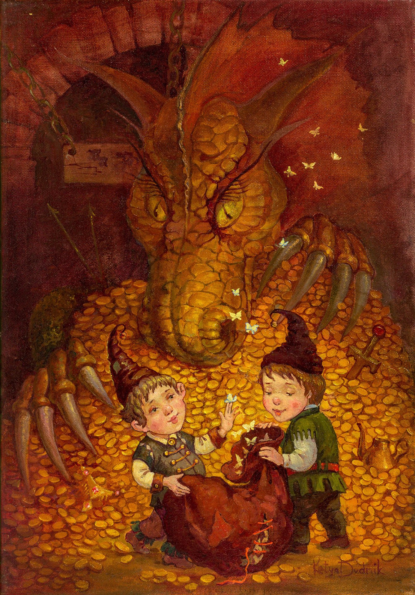 Treasure Painting by Katya Dudnik - Jose Art Gallery