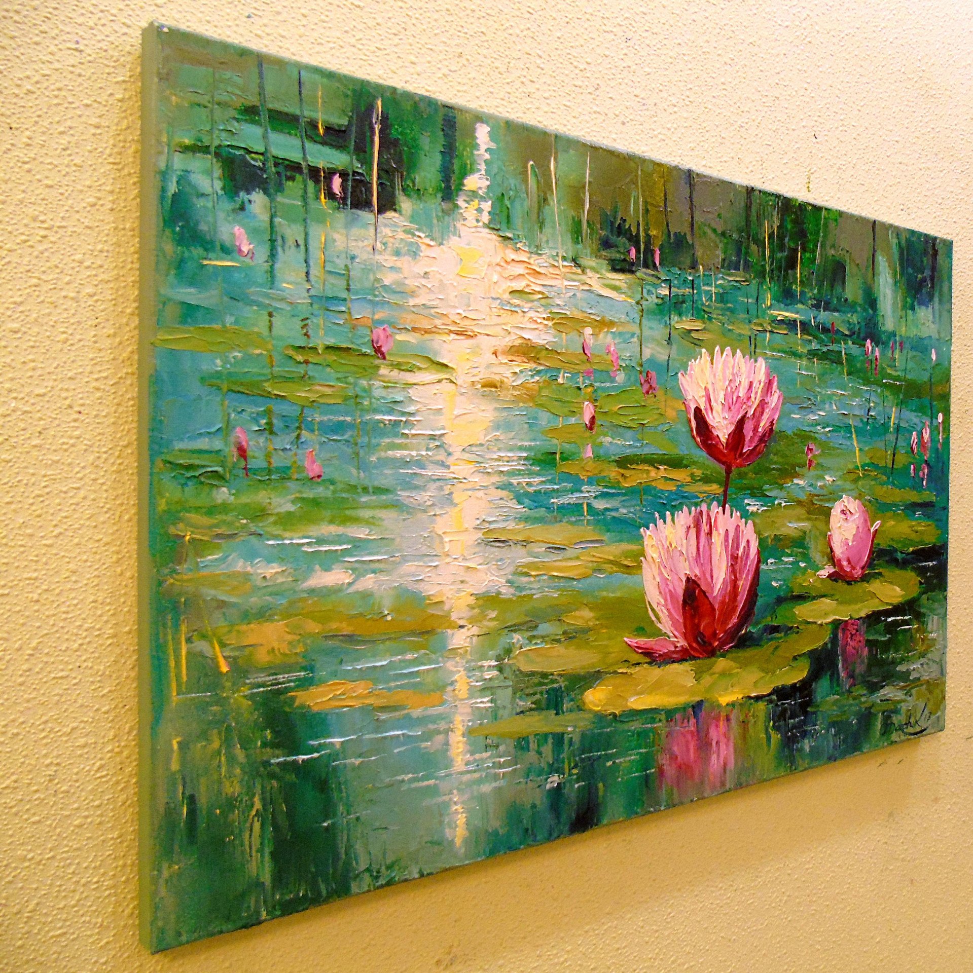 Lilies Painting by Olha Darchuk - Jose Art Gallery