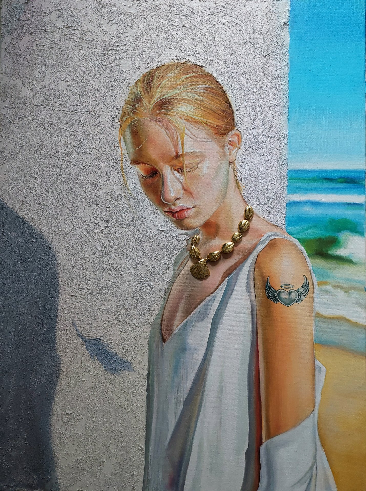 Tell me on a Sunday Painting by SIMONA ZECCA