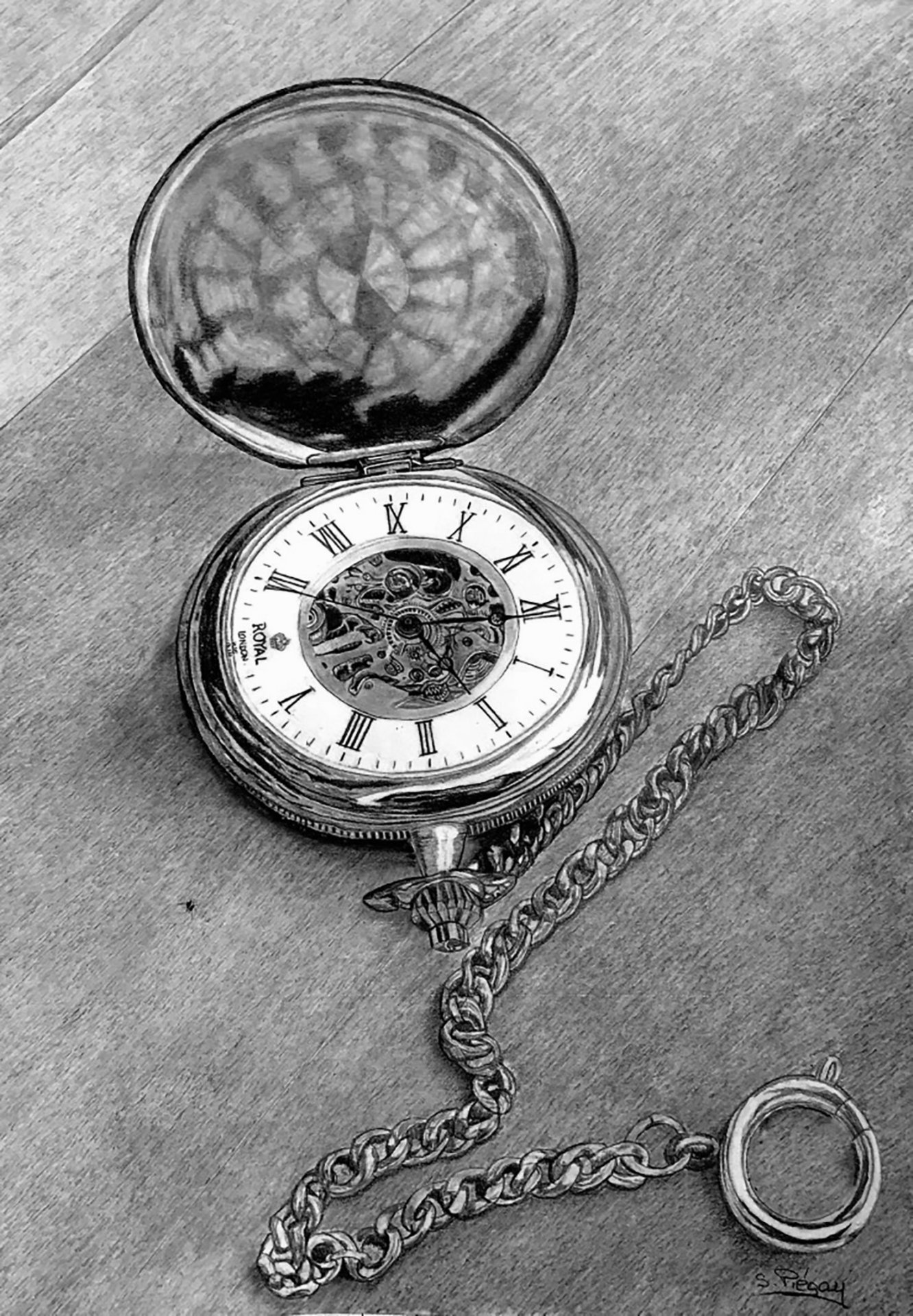 My faithful ally Drawing - Sandrine Piegay