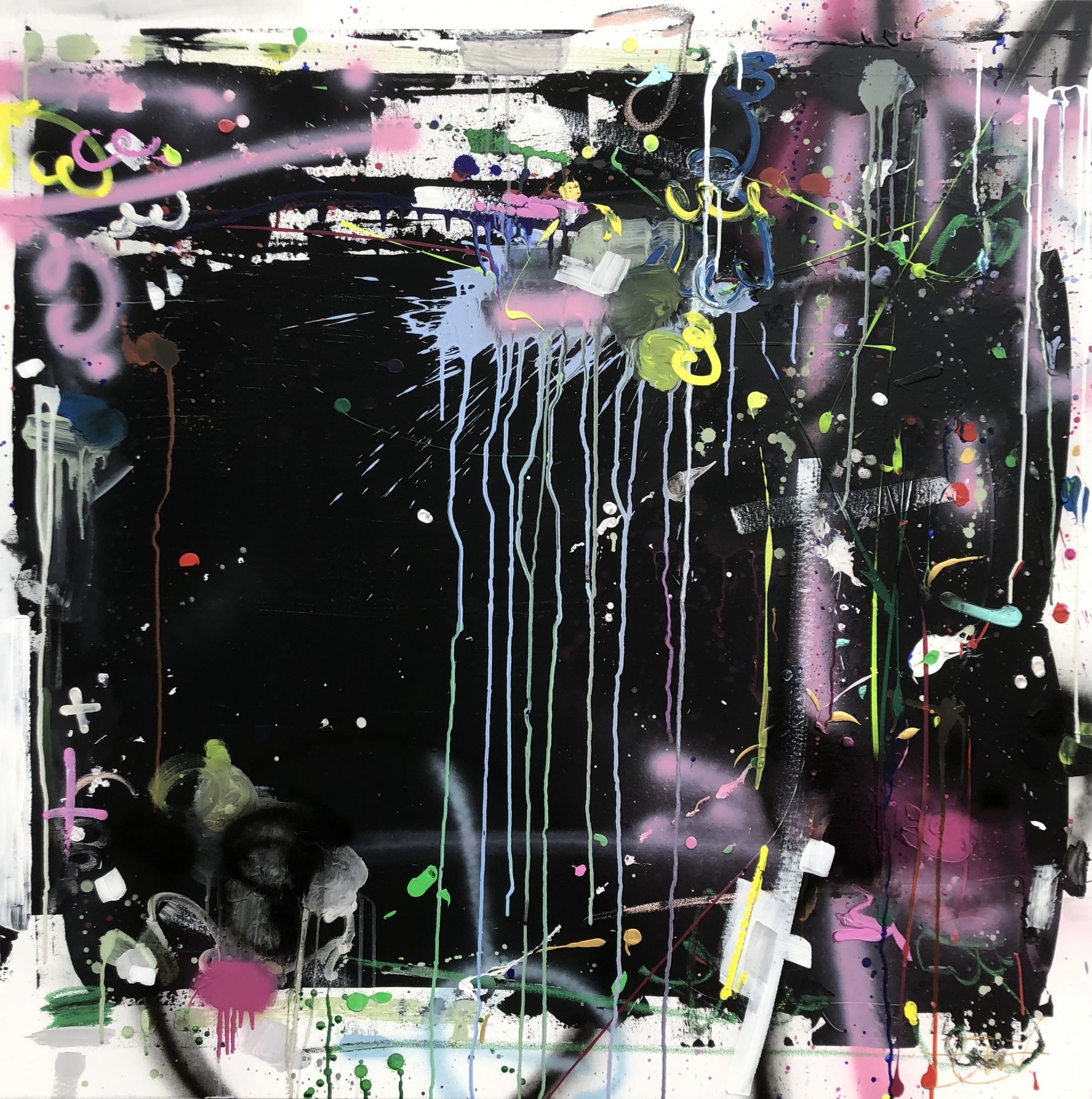 Losing track of time XXL art Painting by Maria Esmar