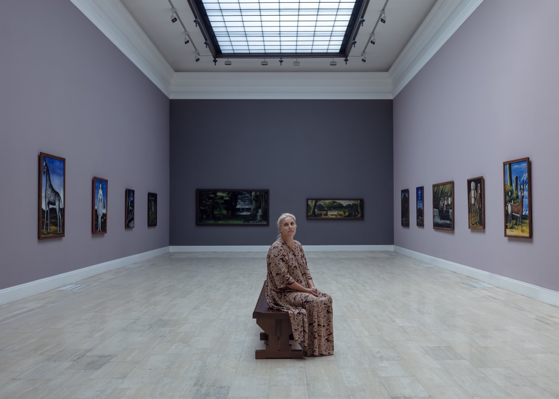 In the museum Photography - Lidiya Dmitrieva - Jose Art Gallery
