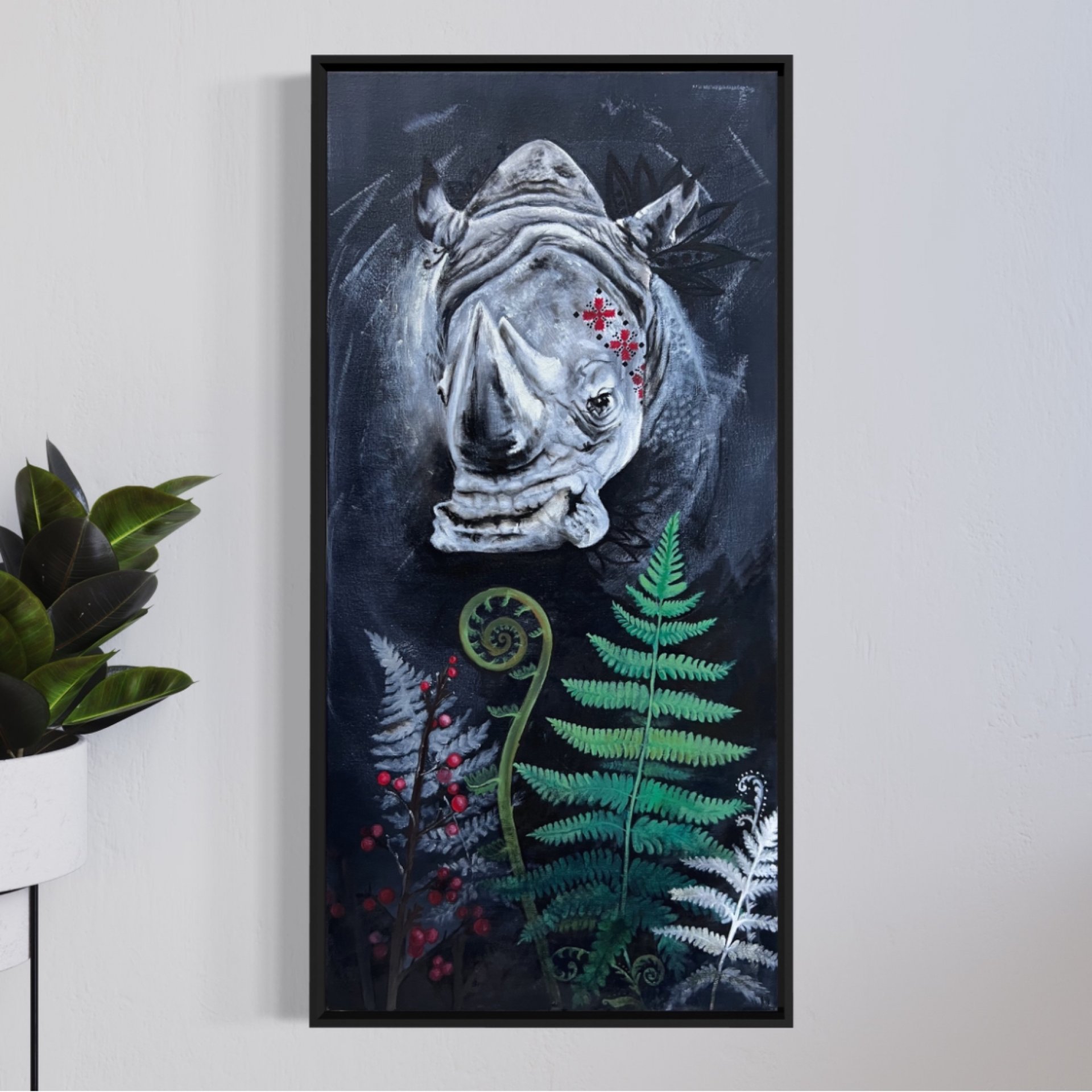 Symbol work Amulet / oil Painting by MariAM