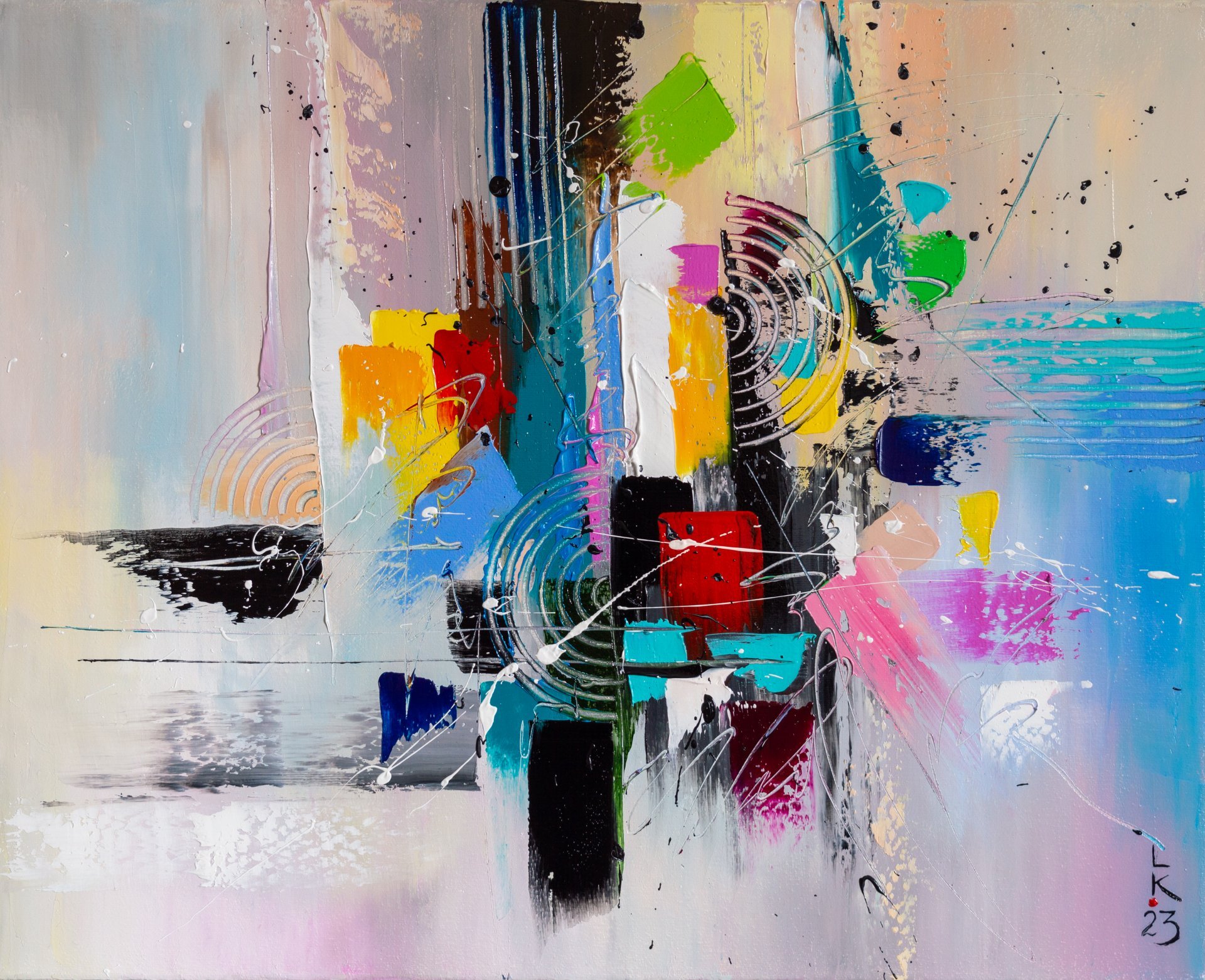Abstract fantasy 4 Painting by Liubov Kuptsova
