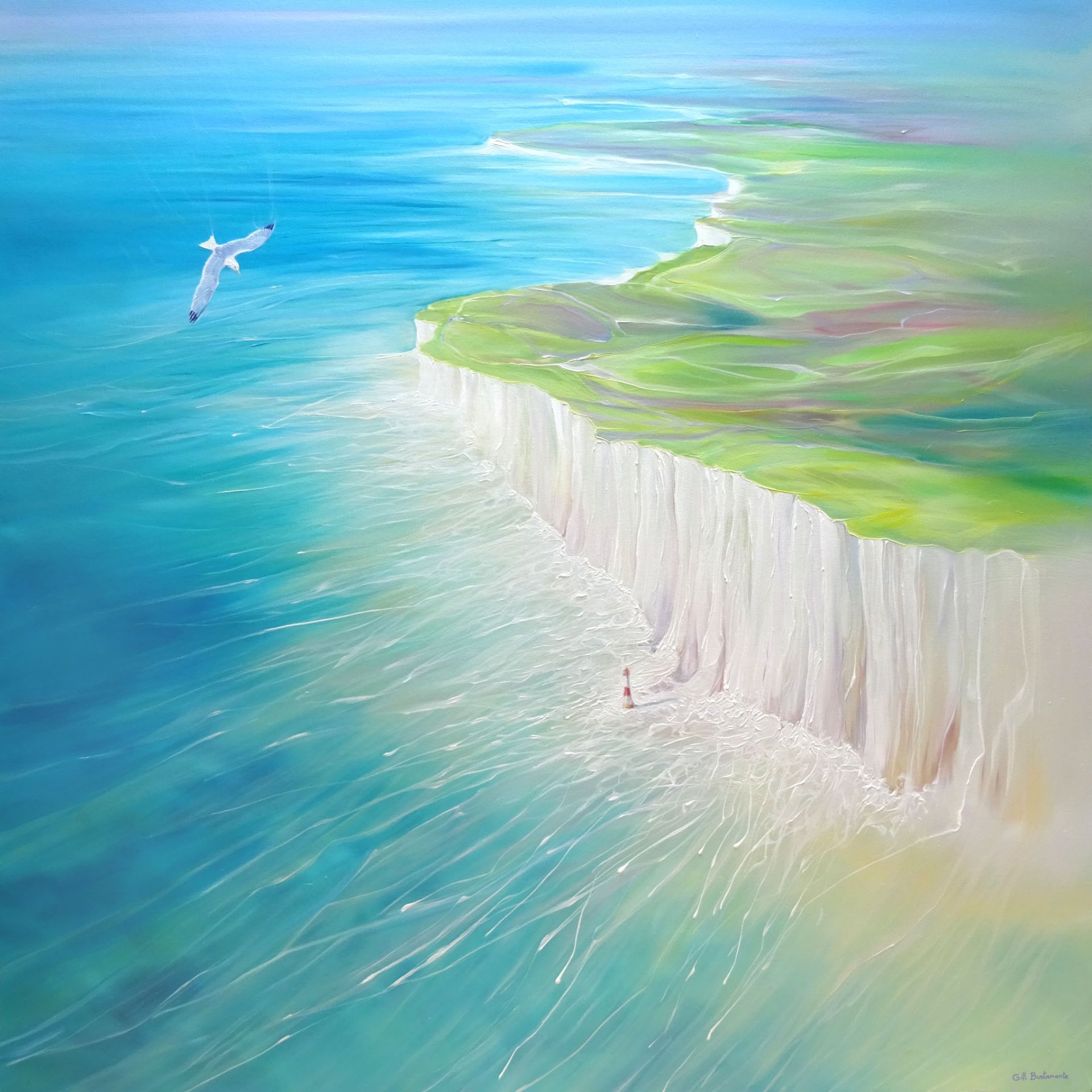 Coming Home Painting by Gill Bustamante - Jose Art Gallery