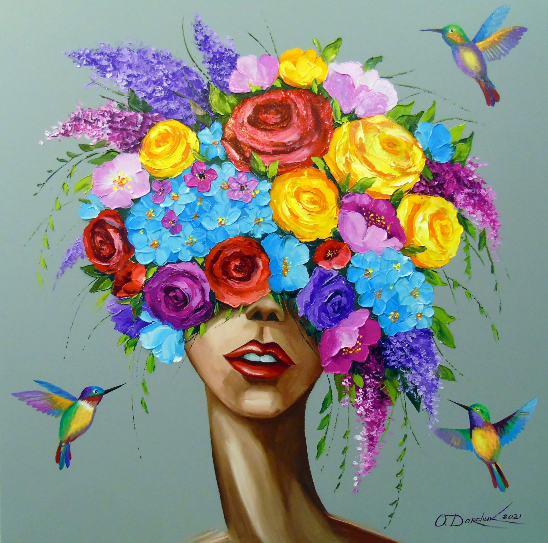 Lady Summer Painting by Olha Darchuk - Jose Art Gallery