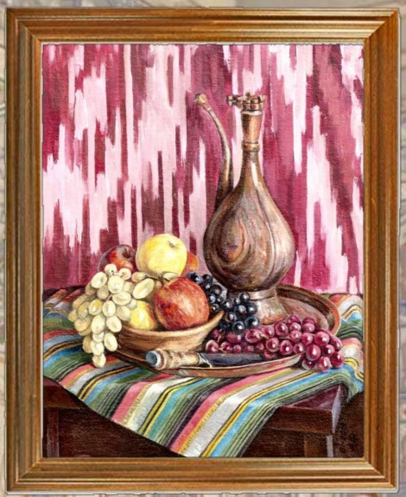 Adras Painting by Sulaymokhon Sultonov - Jose Art Gallery