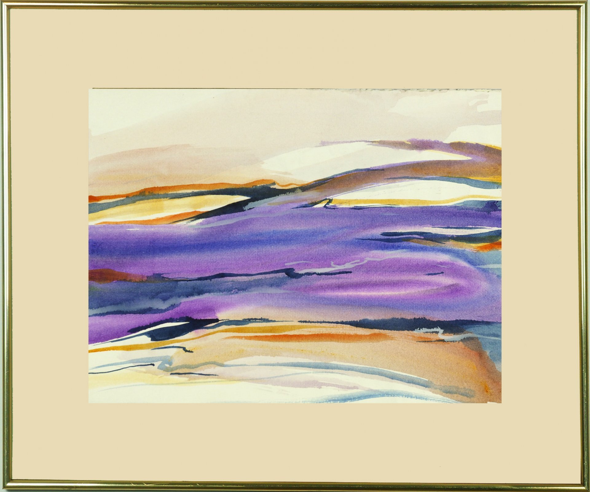 Linear landscape 20 Painting by Jan Astner