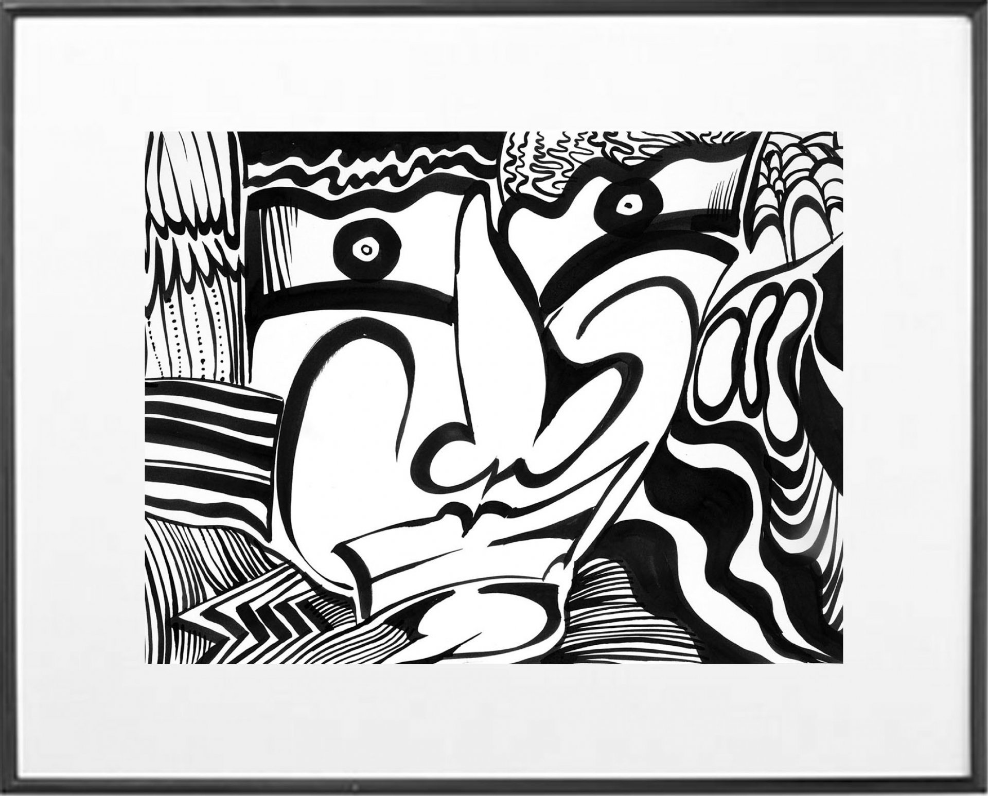 Subtle Portrait opus 34 Painting by Jan Astner