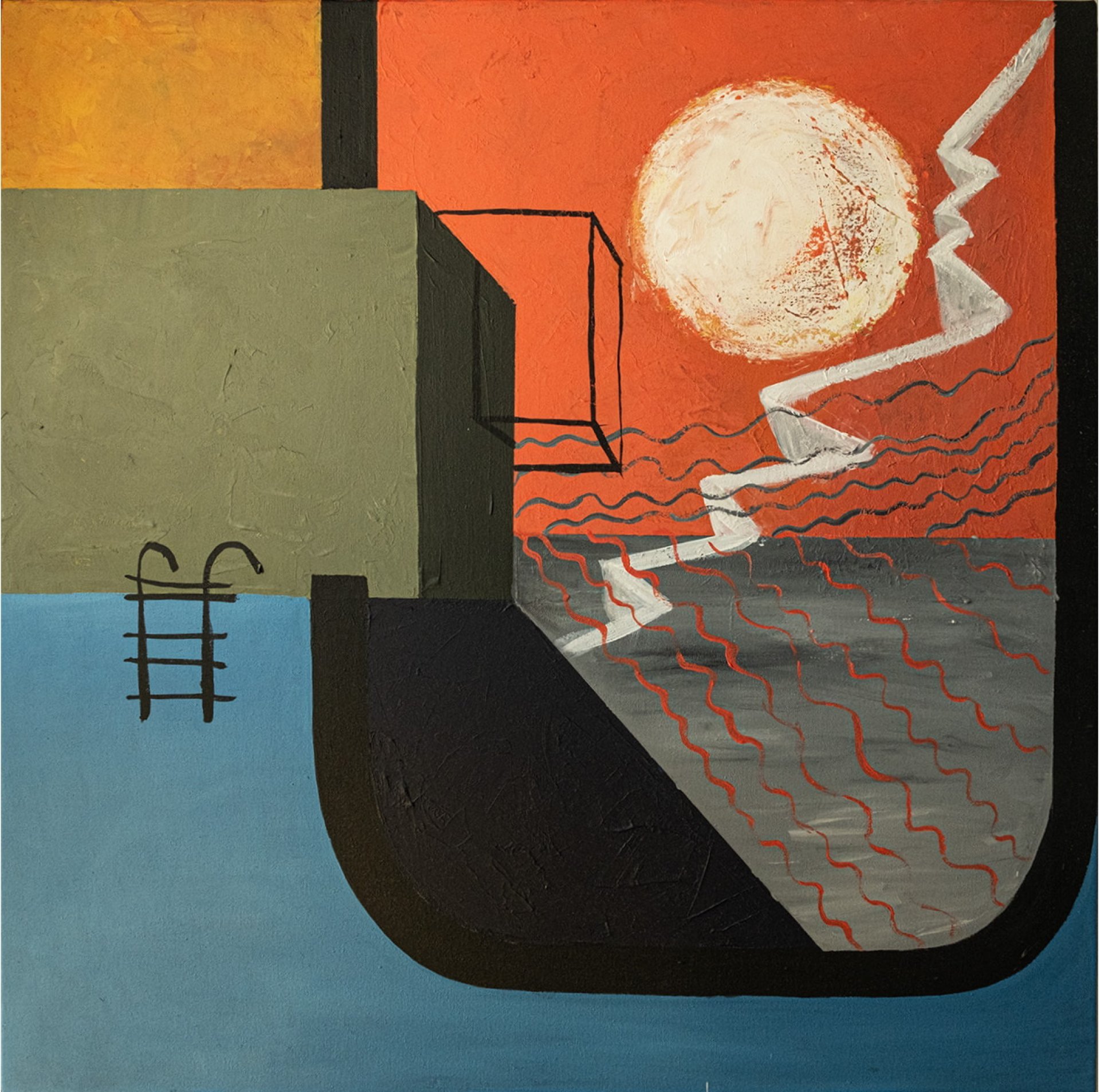 Black Cubism: The Architecture of Space - Best Painting of the Week