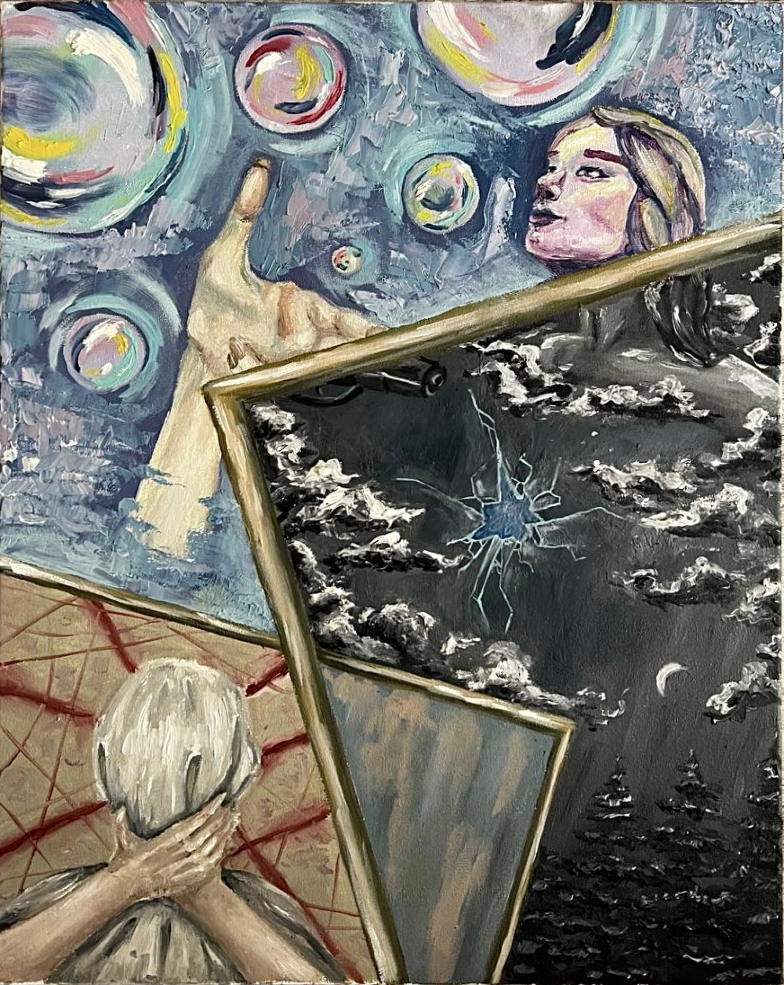 Go beyond Painting by M lizz - Jose Art Gallery