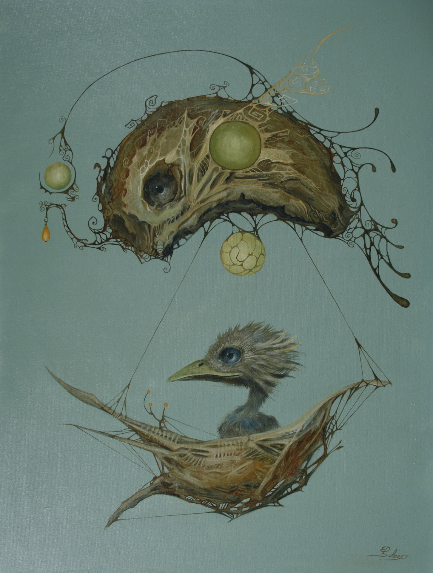 StarPicker Painting by Ed Schaap - Jose Art Gallery