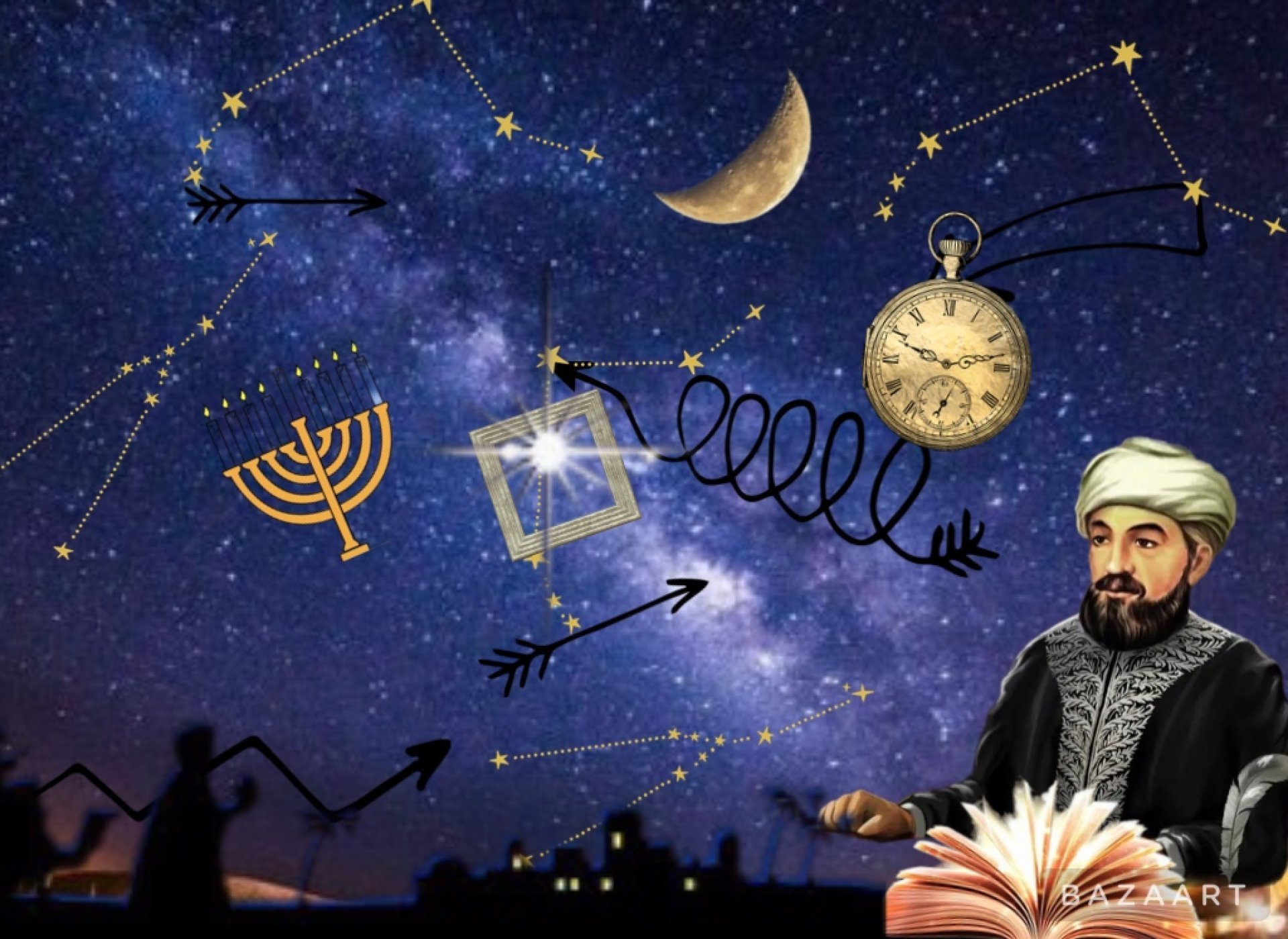 The Mystery of the Rambam Digital Art - Anna Gershkowits