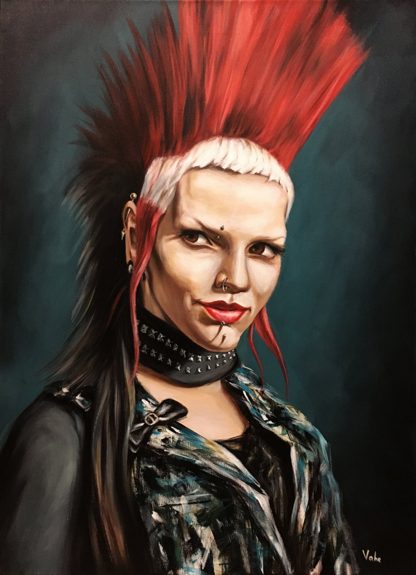 Attractive Look Painting by Vahe Hakobyan - Jose Art Gallery