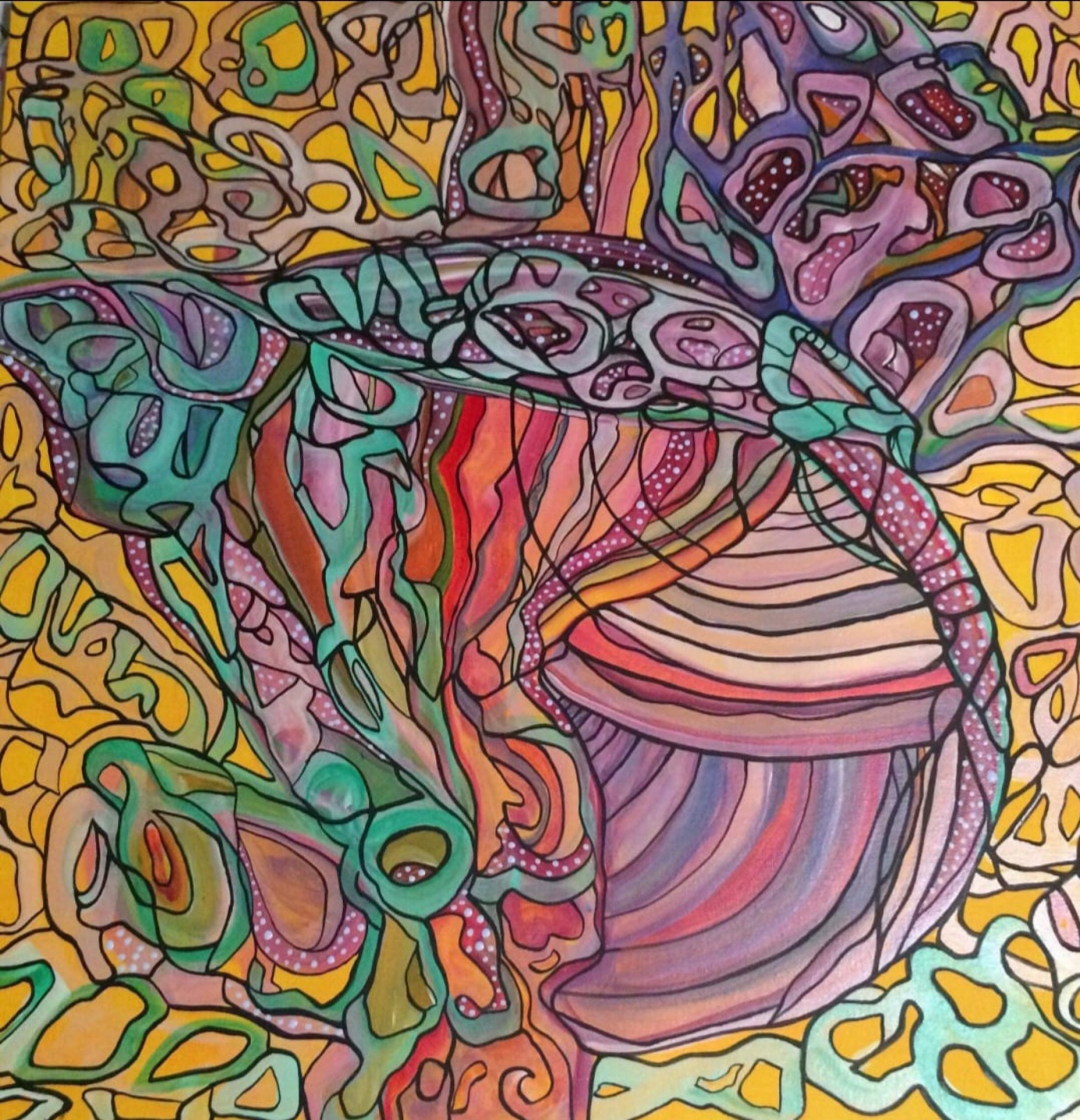 Illusion Painting by Gaya Renée Green - Jose Art Gallery