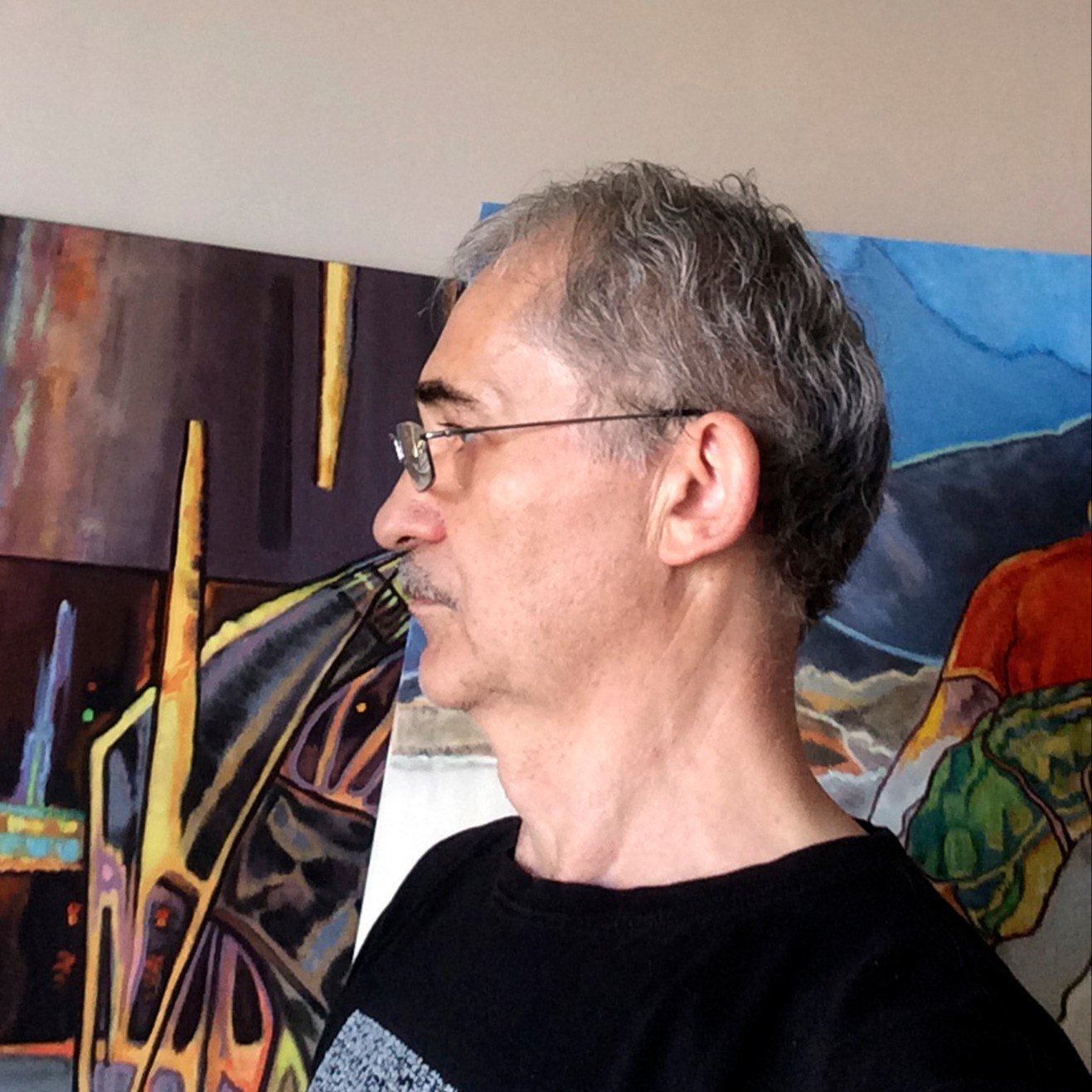 Paintings by Andres Calderon - Jose Art Gallery