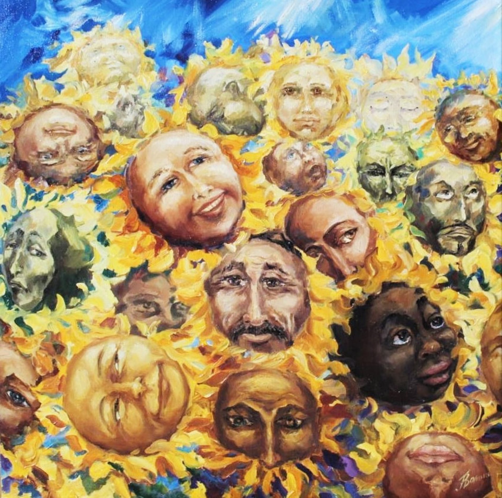 Persons Painting by alla voloshyna - Jose Art Gallery