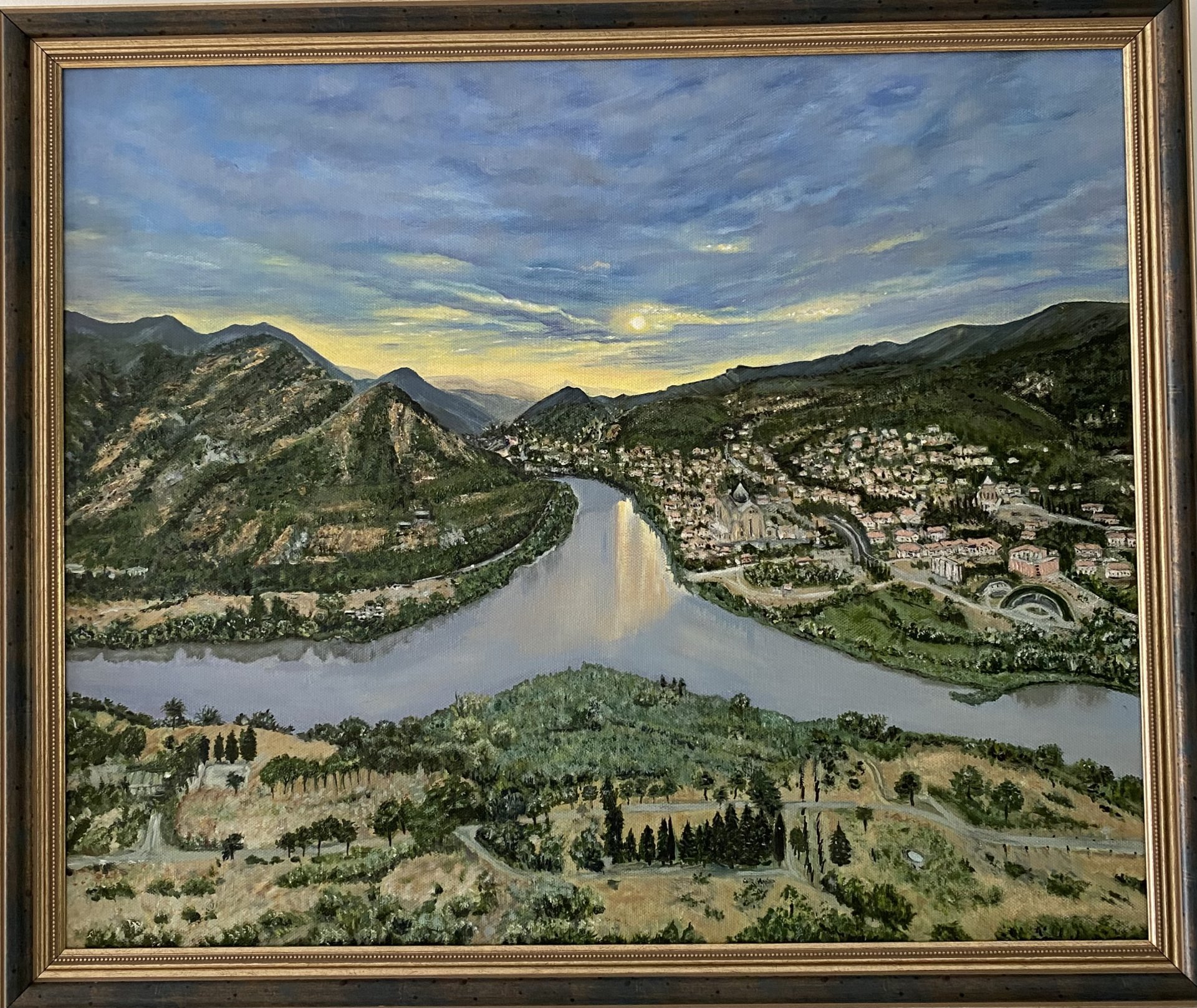 Mtskheta, ancient capital of Georgia Painting by Svetlana Pataridze