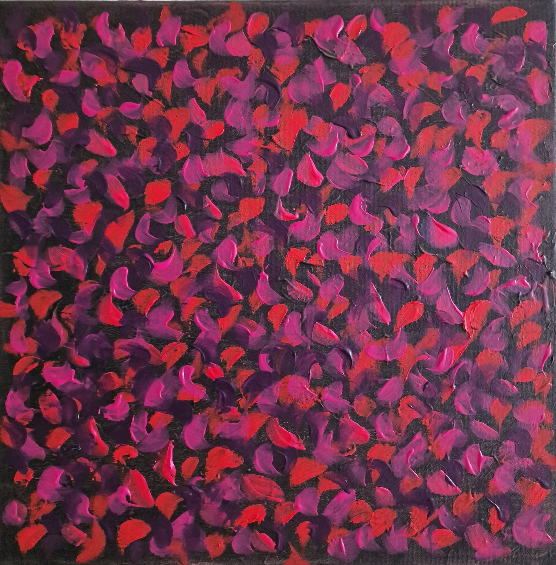 Dancing petals 1 Painting by Anastasiia Doro
