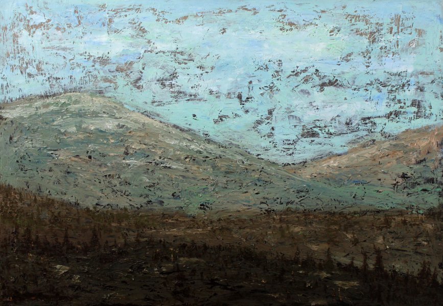 Mountain landscape 2 Painting by Andriy Klishyn