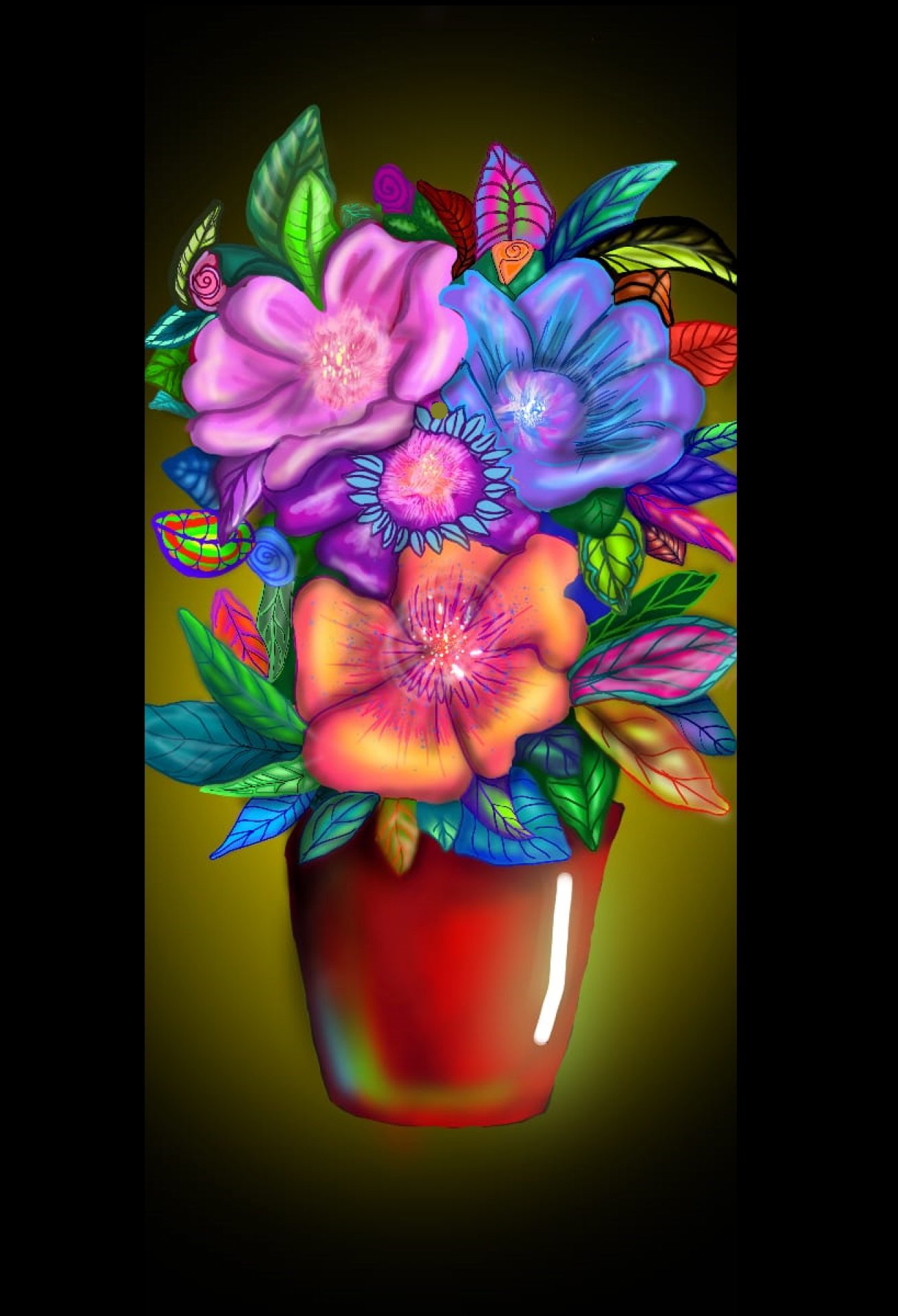 Bloom of Arcanum Nine Digital Art - Magda Bueno