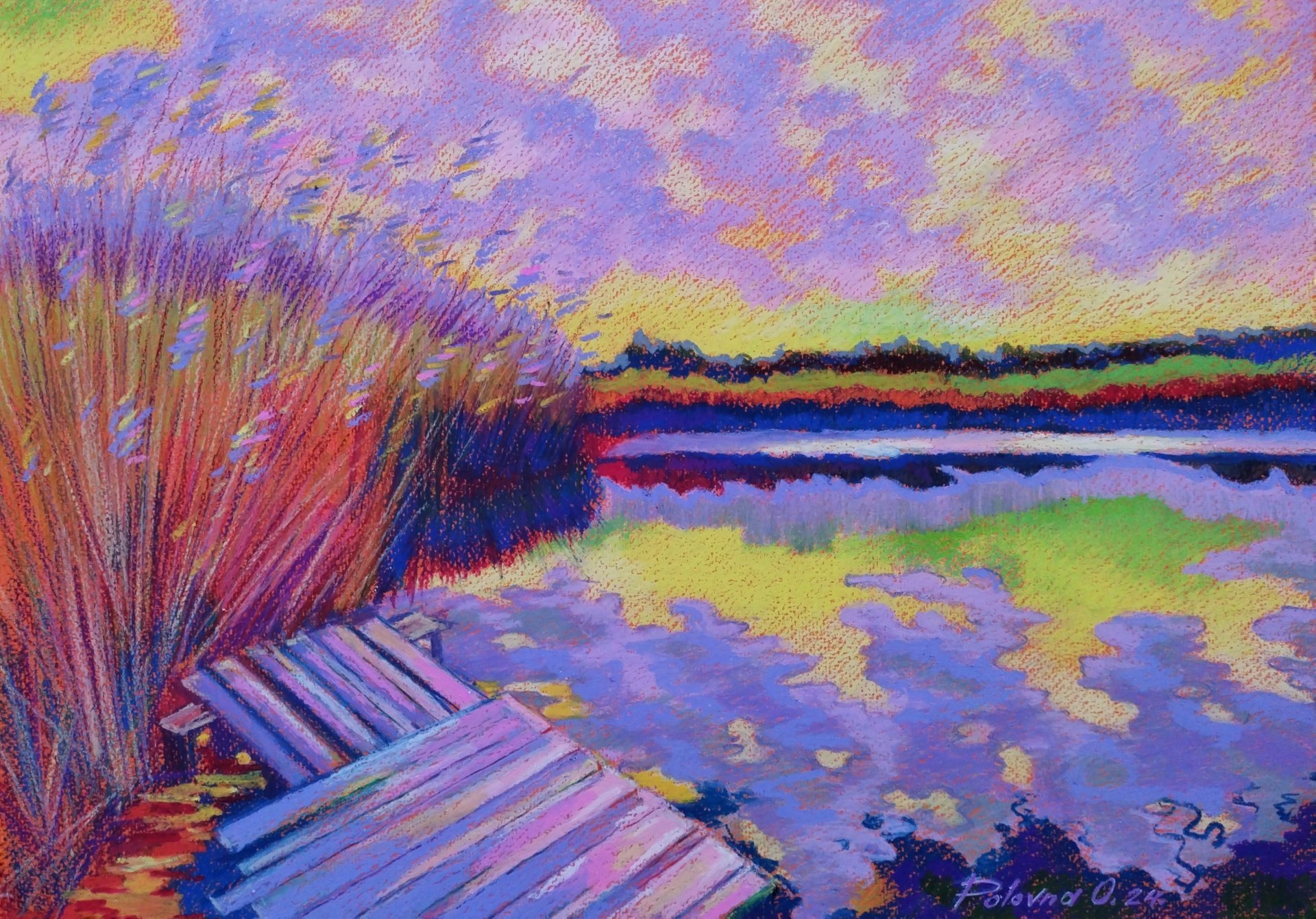 Twilight Painting by Olena Polovna - Jose Art Gallery