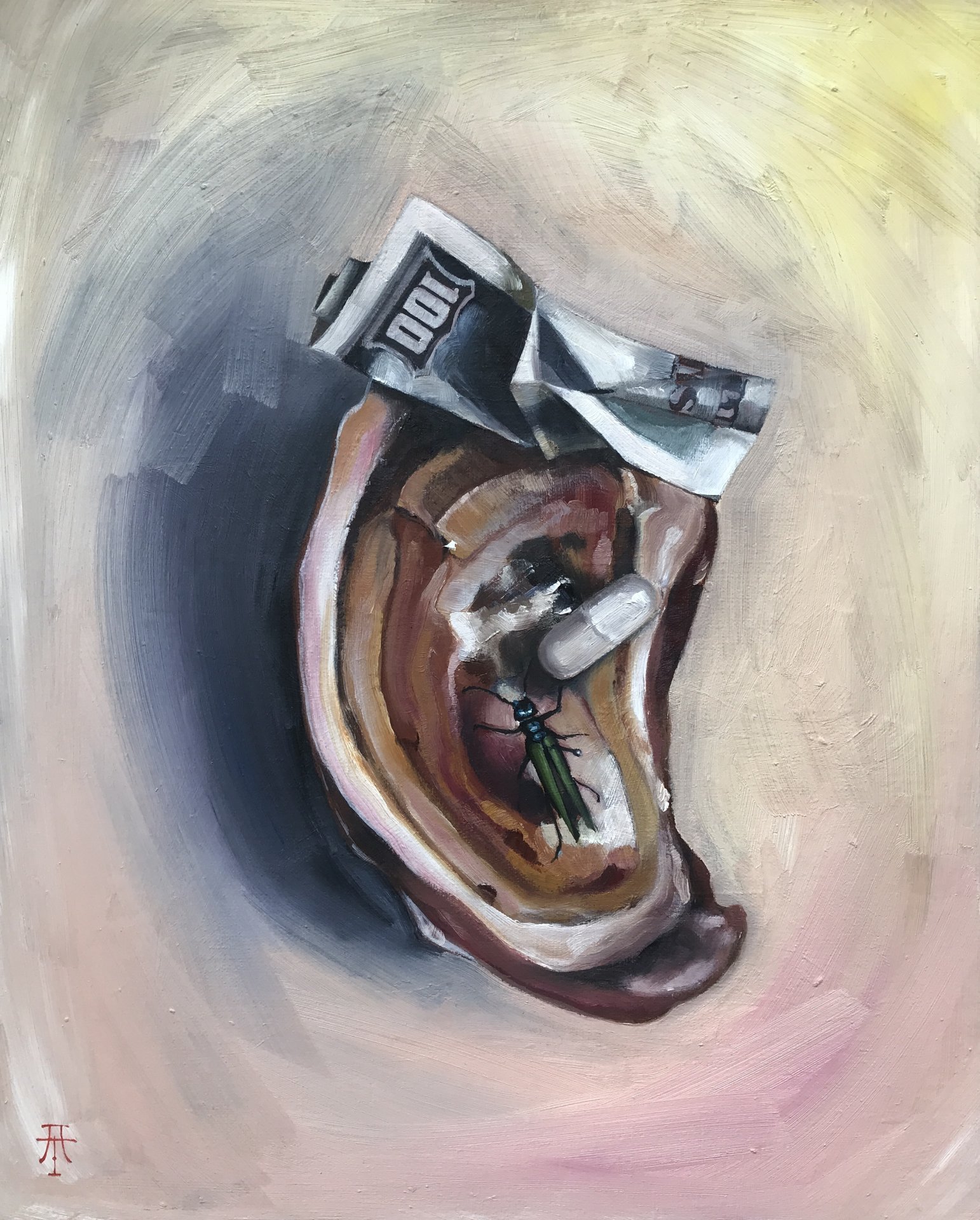 'MONEY' Painting by Anastasia Terskih - Jose Art Gallery