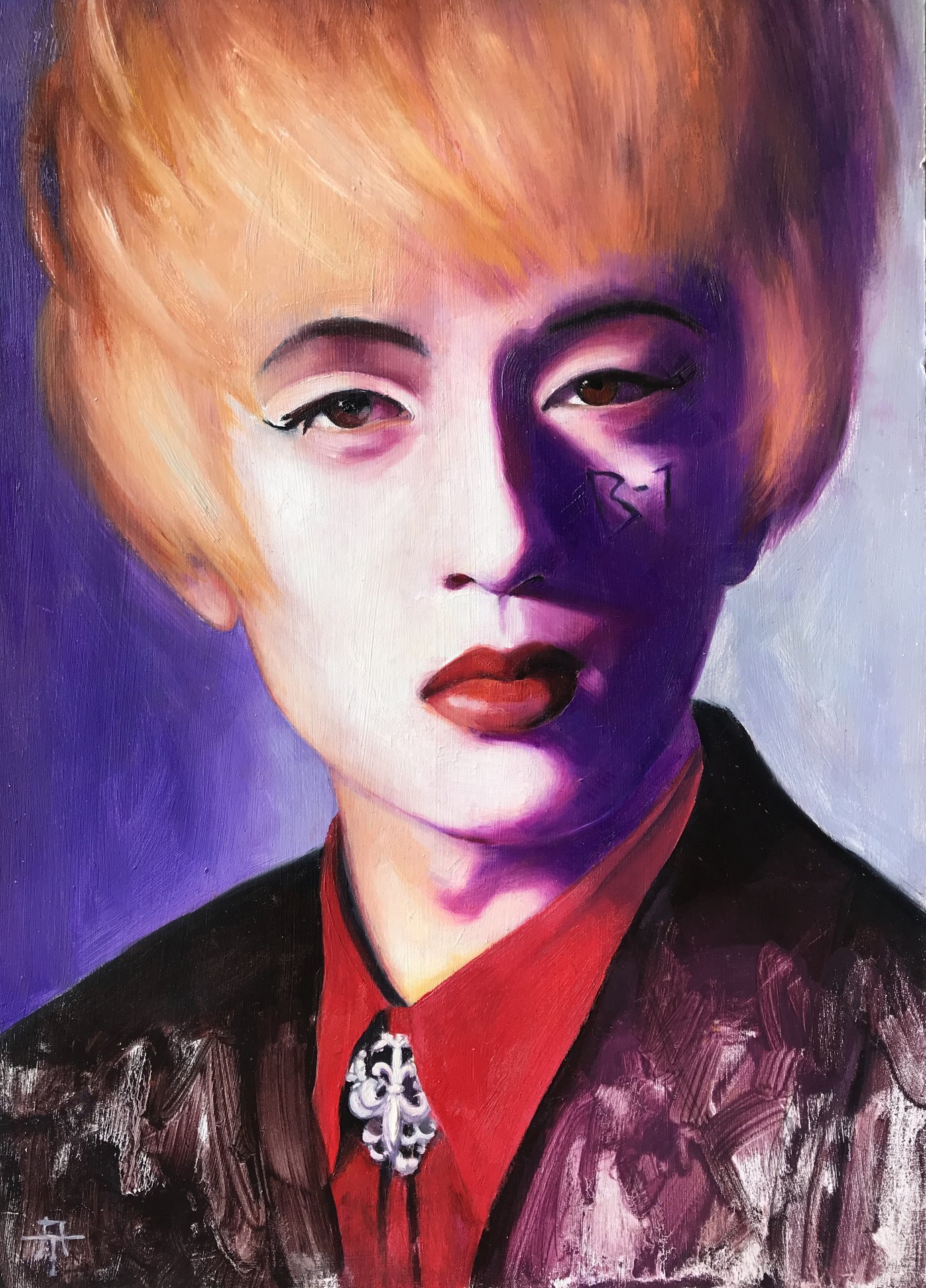 Punk boy Painting by Anastasia Terskih - Jose Art Gallery