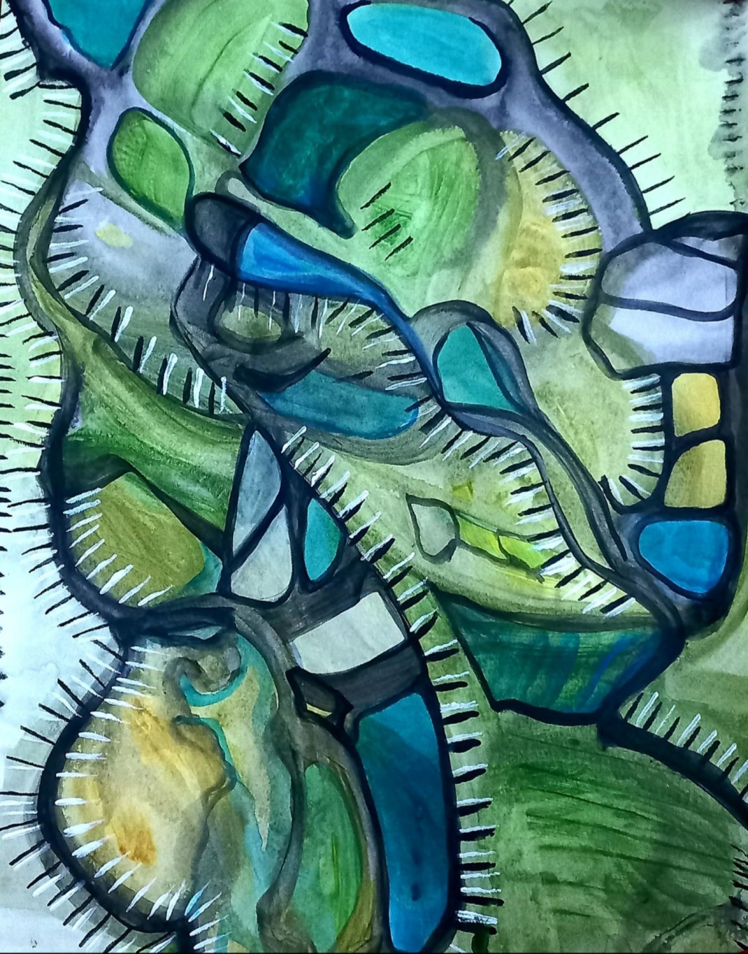 Natural Painting by Gaya Renée Green - Jose Art Gallery