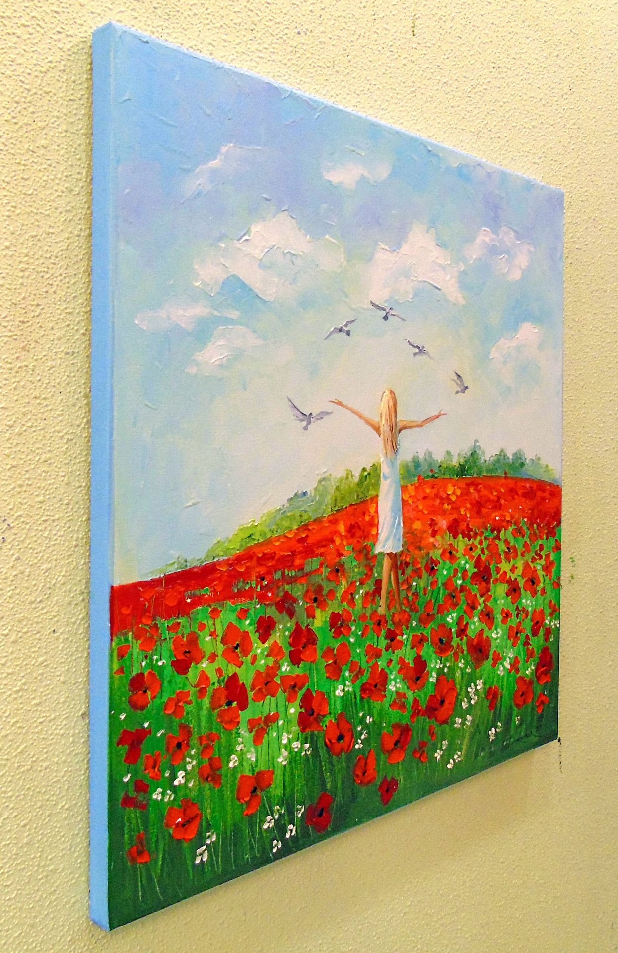 Flight of the soul Painting by Olha Darchuk - Jose Art Gallery