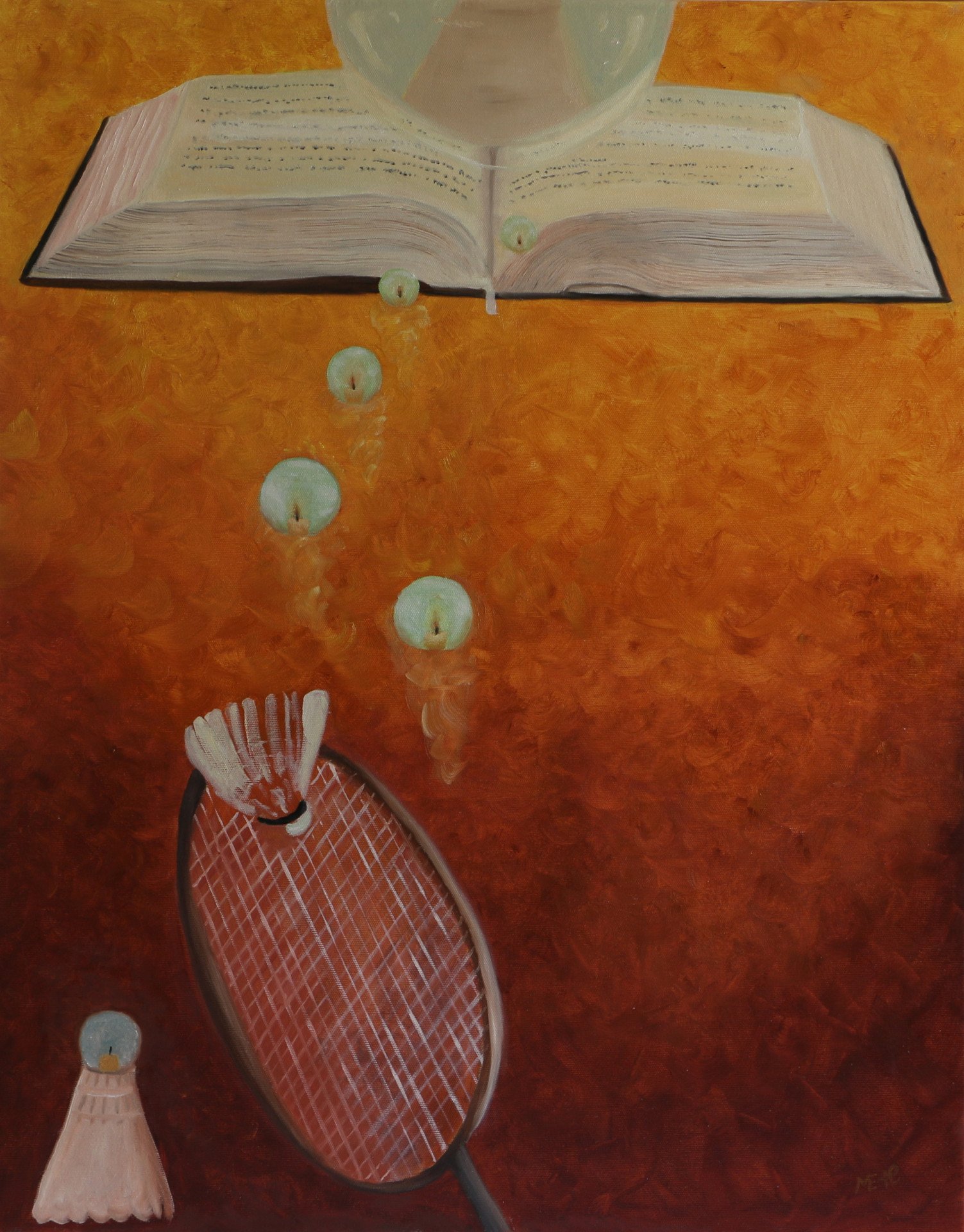 Encouragement Painting by Ildiko Mecseri - Jose Art Gallery