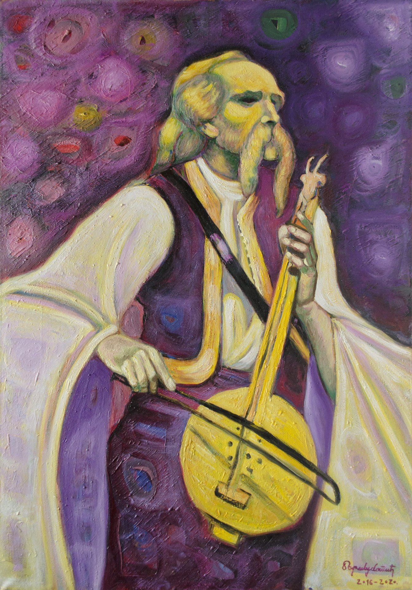 Filip VisnjicThe Blind Poet Painting by Boris Subotic