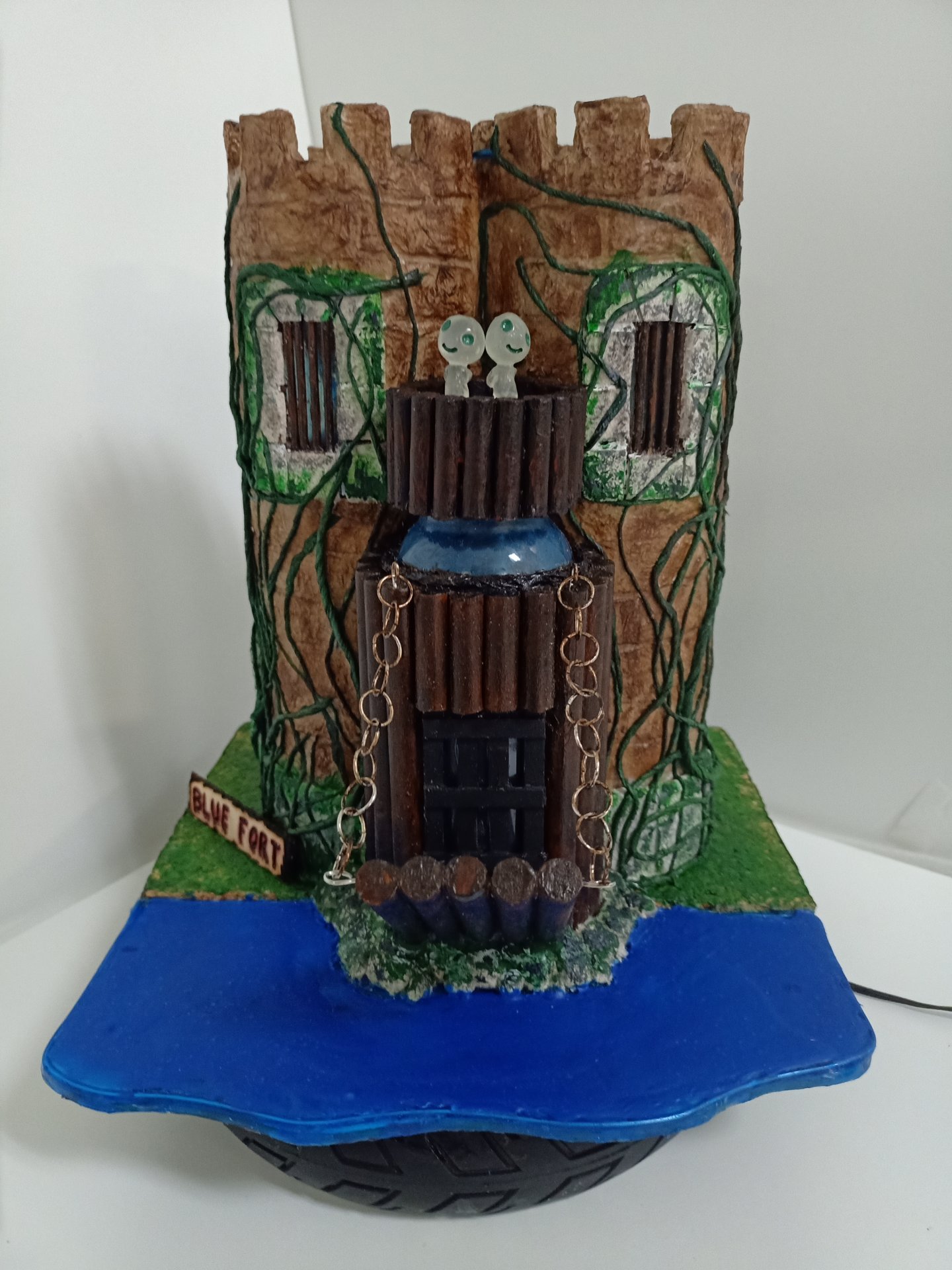 Blue Fort, The Blue Fortress Sculpture - Imagynoyo