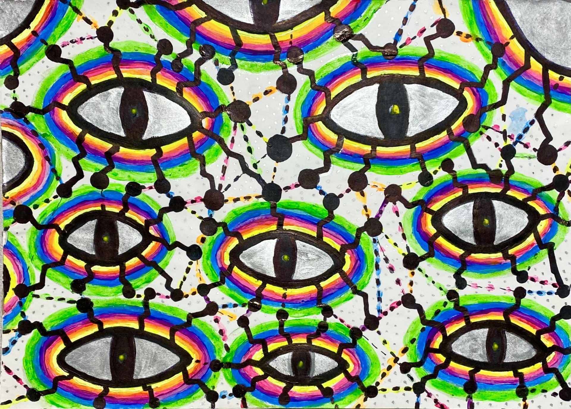 GRID Painting by Mistyka - Jose Art Gallery