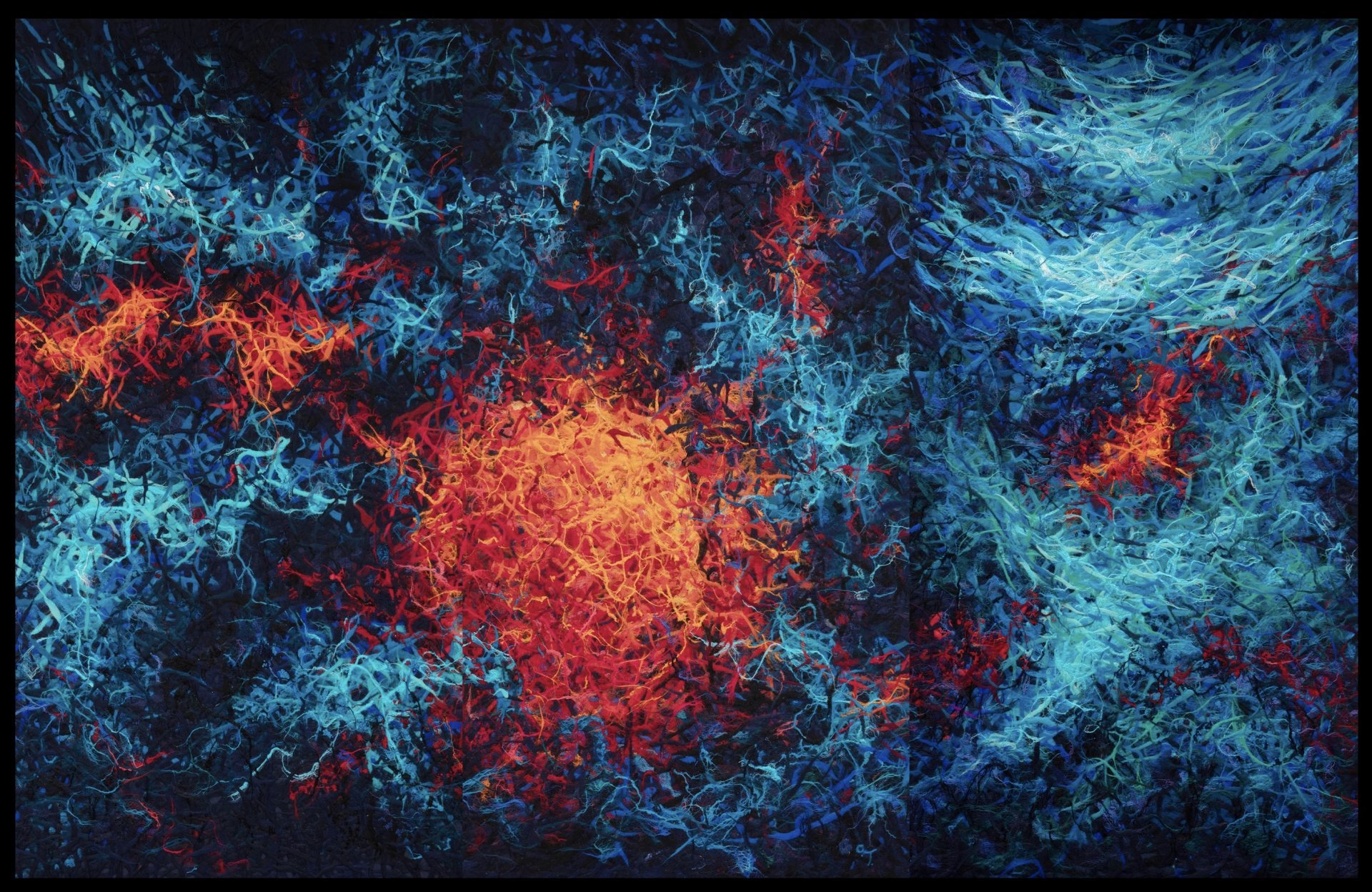 Infinity of the Immeasurable Painting by Olesia Tkachenko