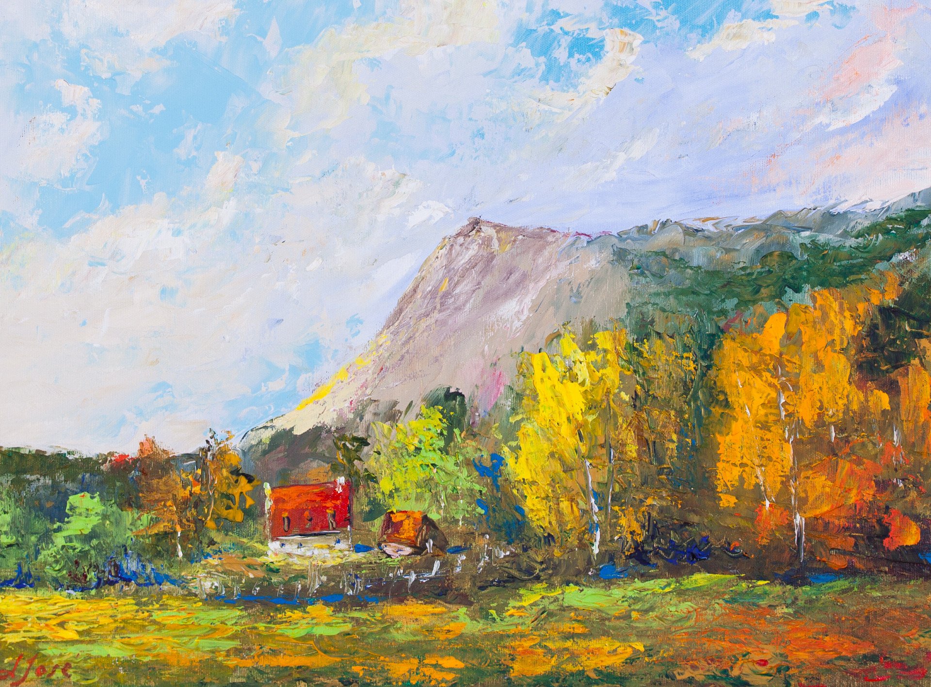 France Painting by Alexander Jose - Jose Art Gallery