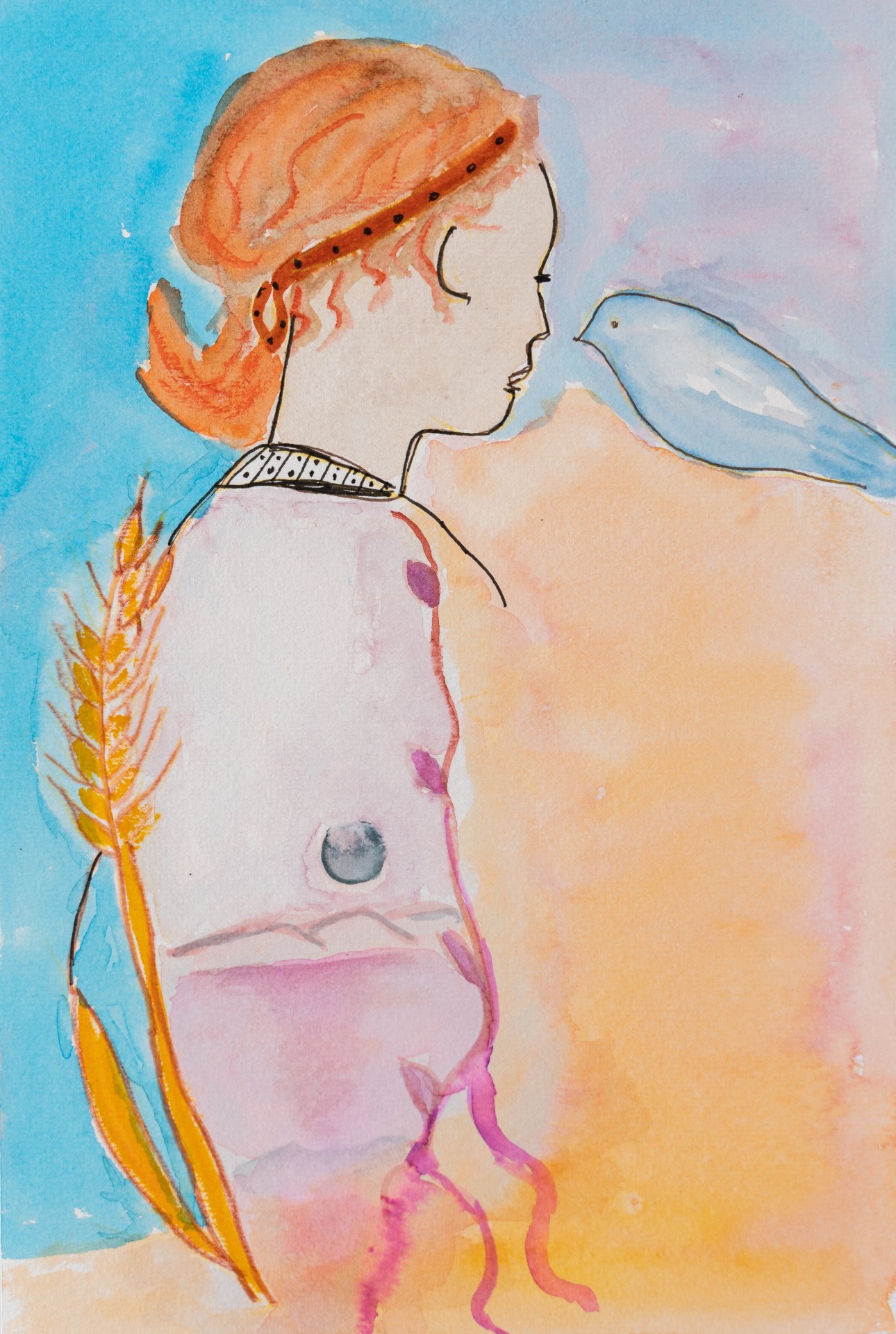 Lyrical poem Painting by Lena Gal - Jose Art Gallery