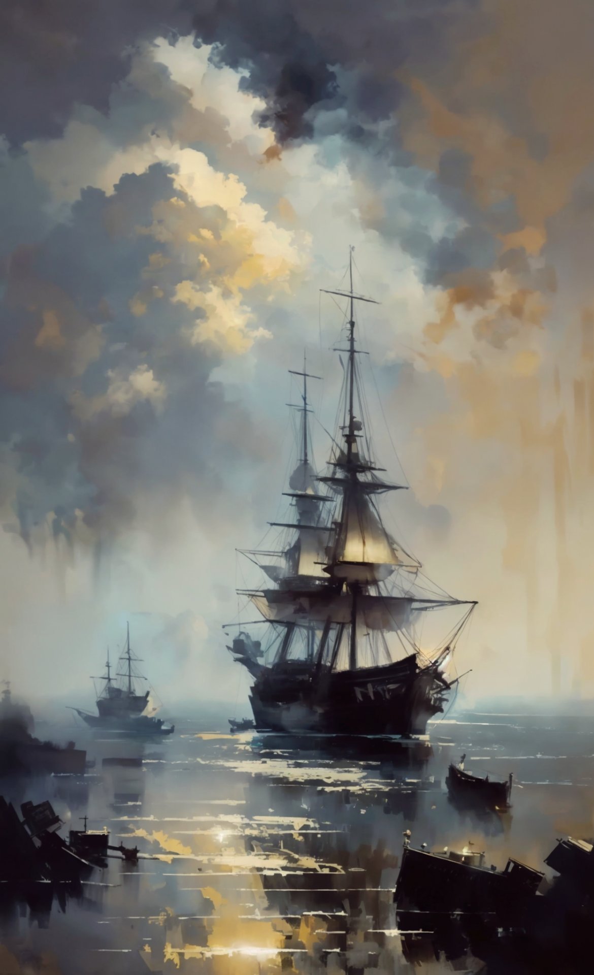 After the Storm: Animated Bay Digital Art - Egor Turovec