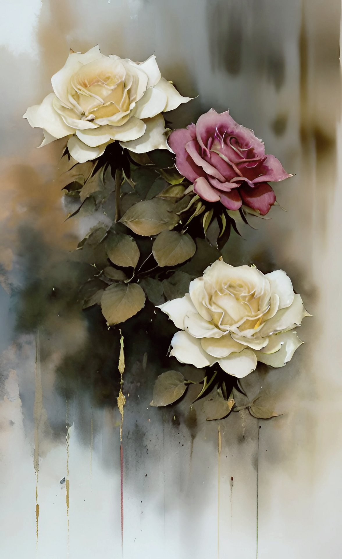 Fleurs du matin : la nature en rose Art numérique - Egor Turovec