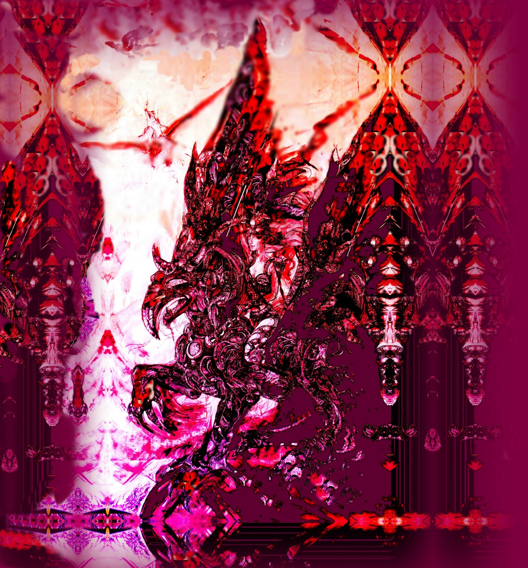 Valkyrie Digital Art - Varu Kadis - Jose Art Gallery