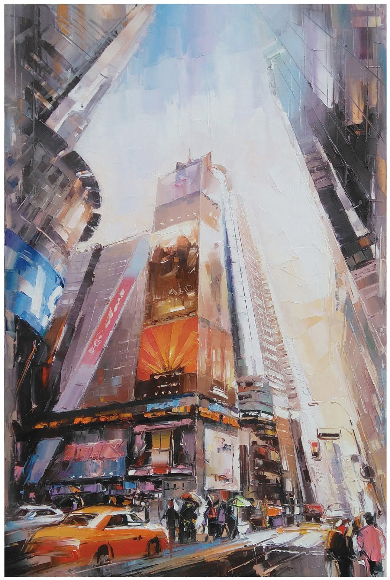 Megapolis-2 Painting by Vitalii Pliushch - Jose Art Gallery