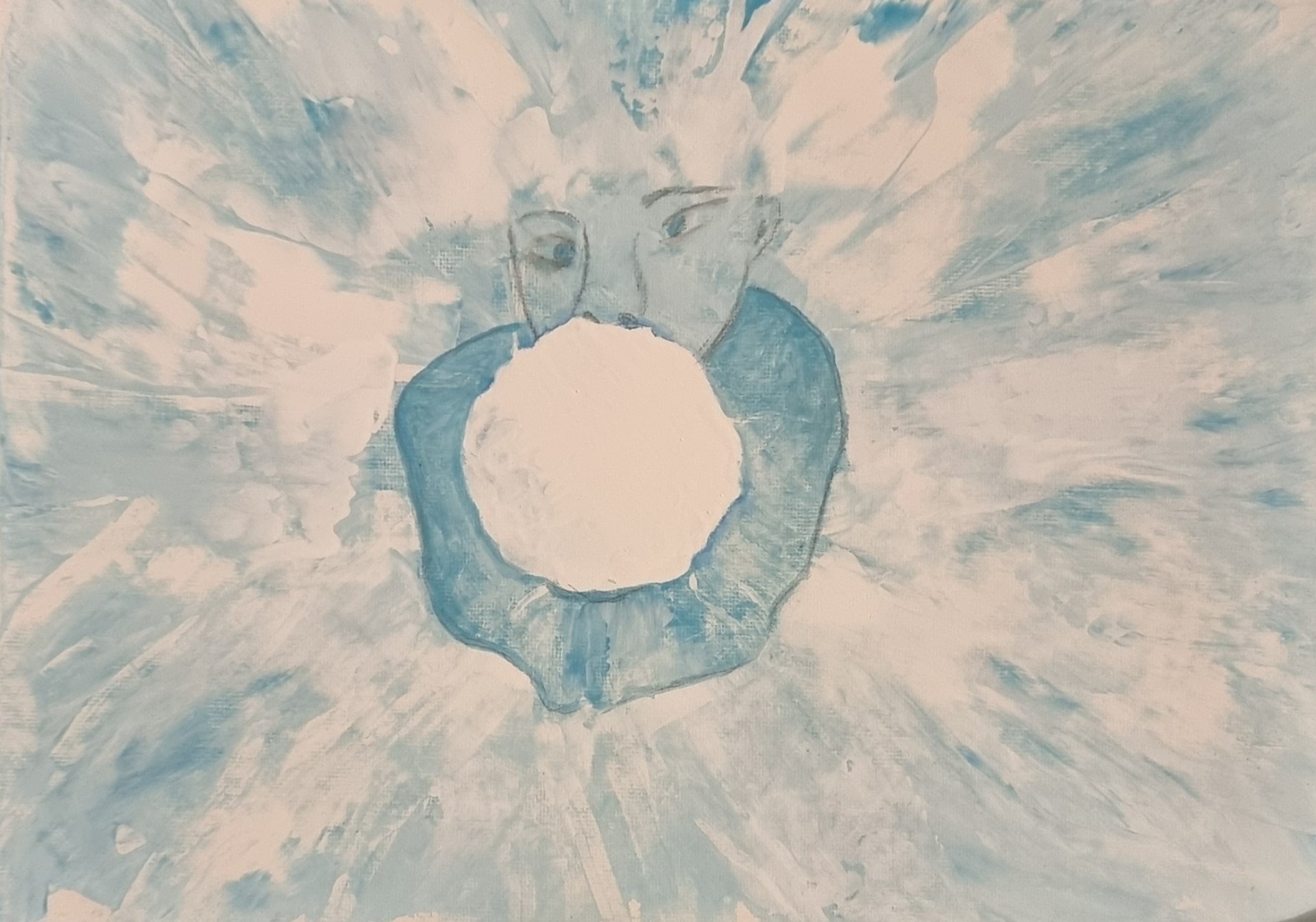 Energy absorption Painting by Khrystyna Mandriichuk