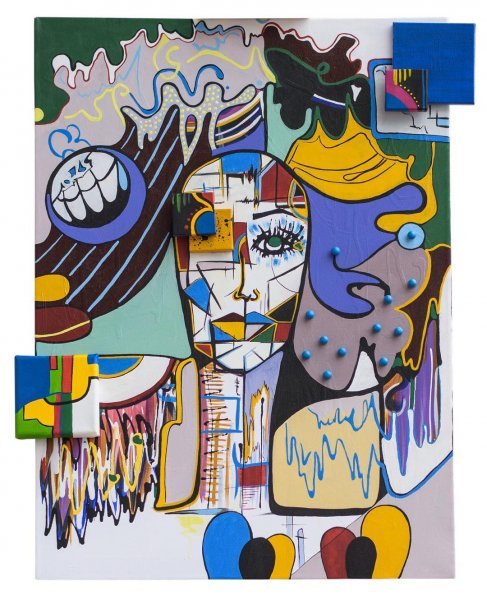 Feminine Mythological Essence Painting by Hripsime Asatryan