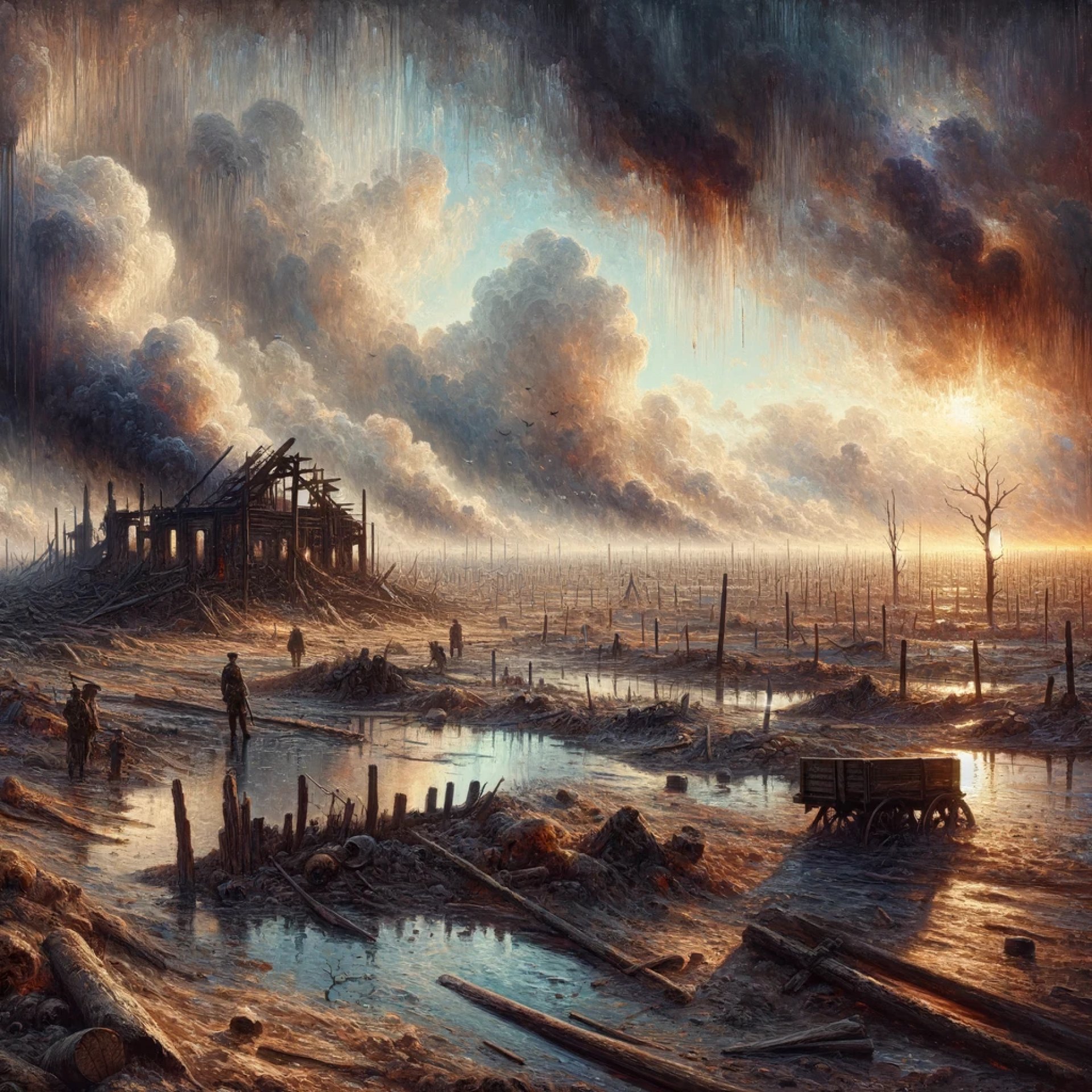 War and Life: Eternal Disaster Digital Art - L'harmonisateur