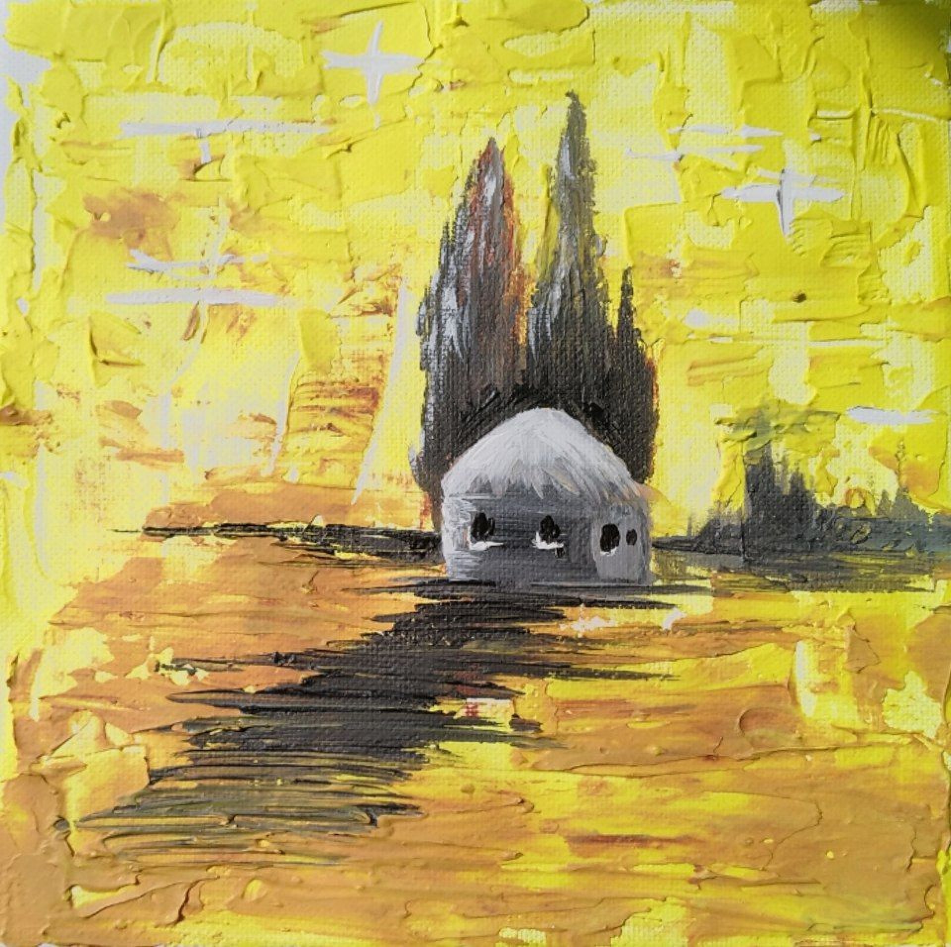 Abstract Melancholy Painting by Tomas Martinson