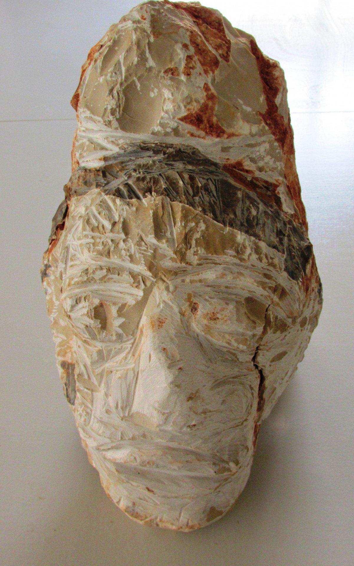 Head warrior Sculpture - Dan Shiloh - Jose Art Gallery